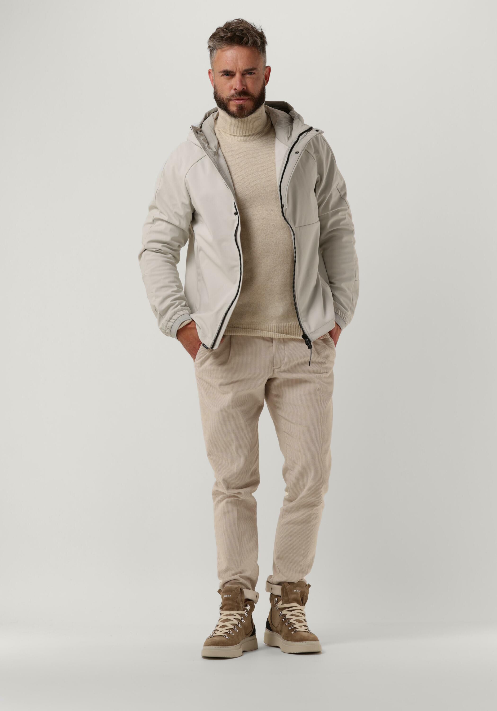 Beige PROFUOMO Coltrui PULLOVER HEAVY ROLL NECK | Omoda