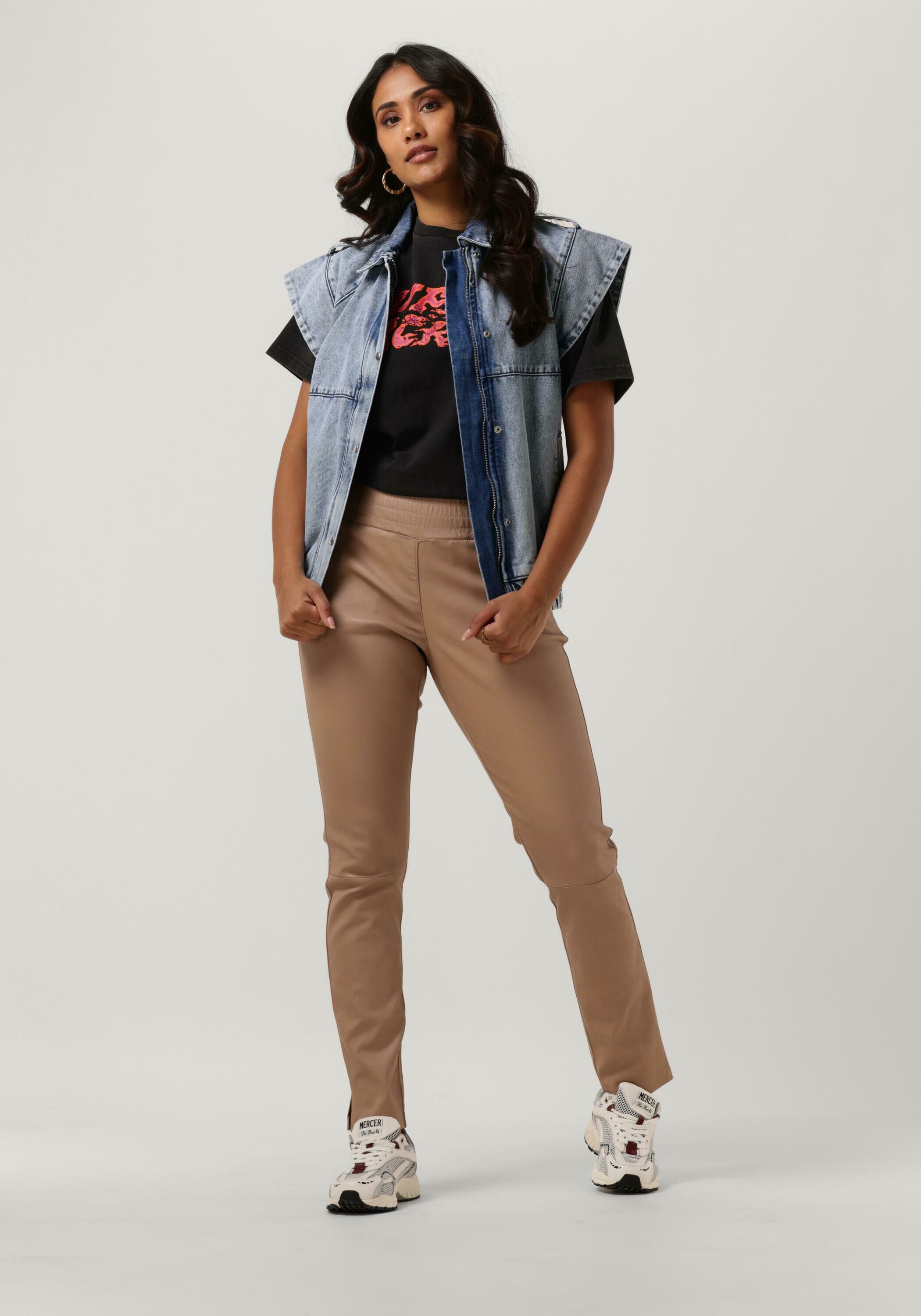 Blauwe GOOSECRAFT Gilet GC OLIVA VEST | Omoda