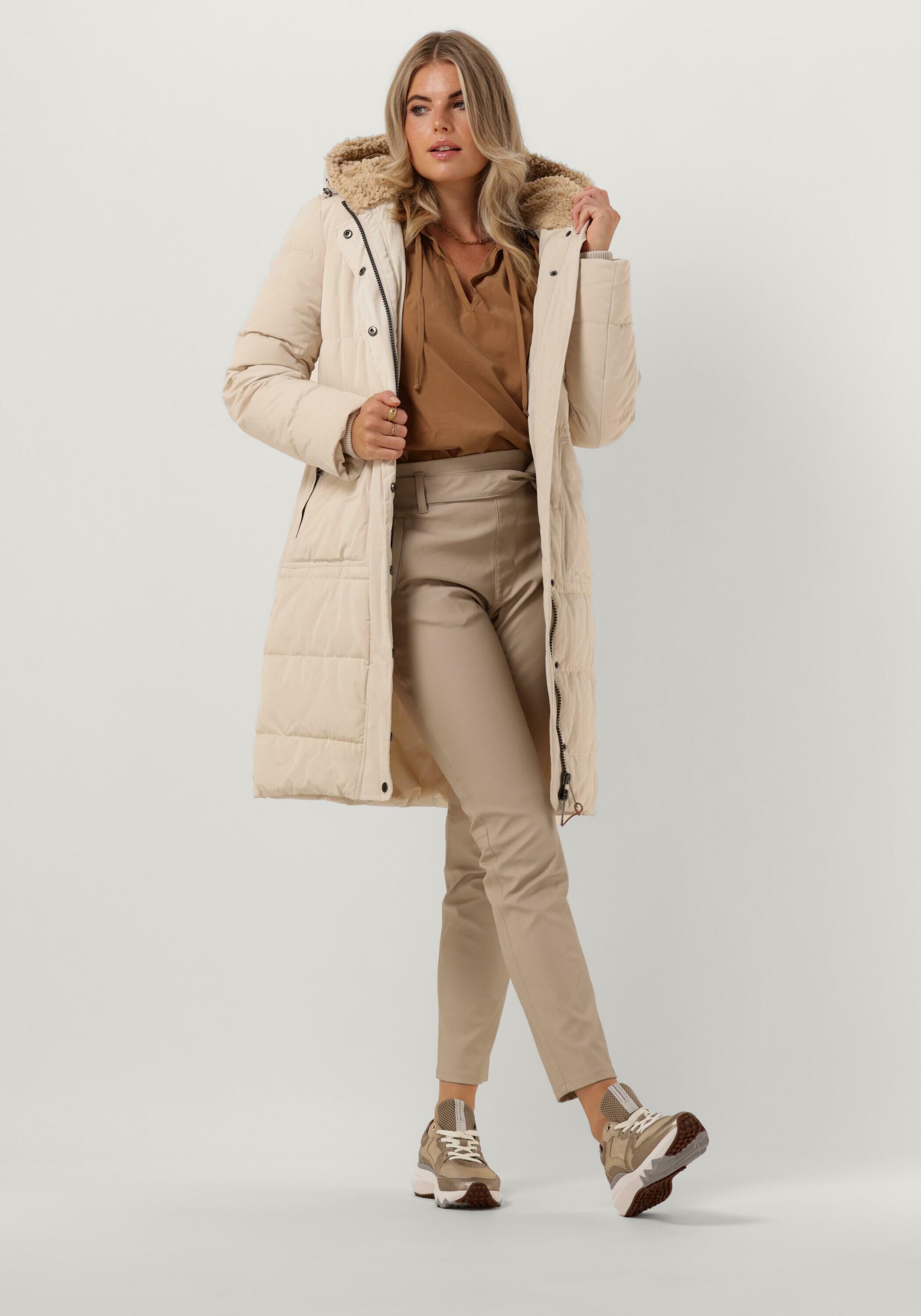 Beige MOSCOW Gewatteerde jas 06-08-ABI | Omoda