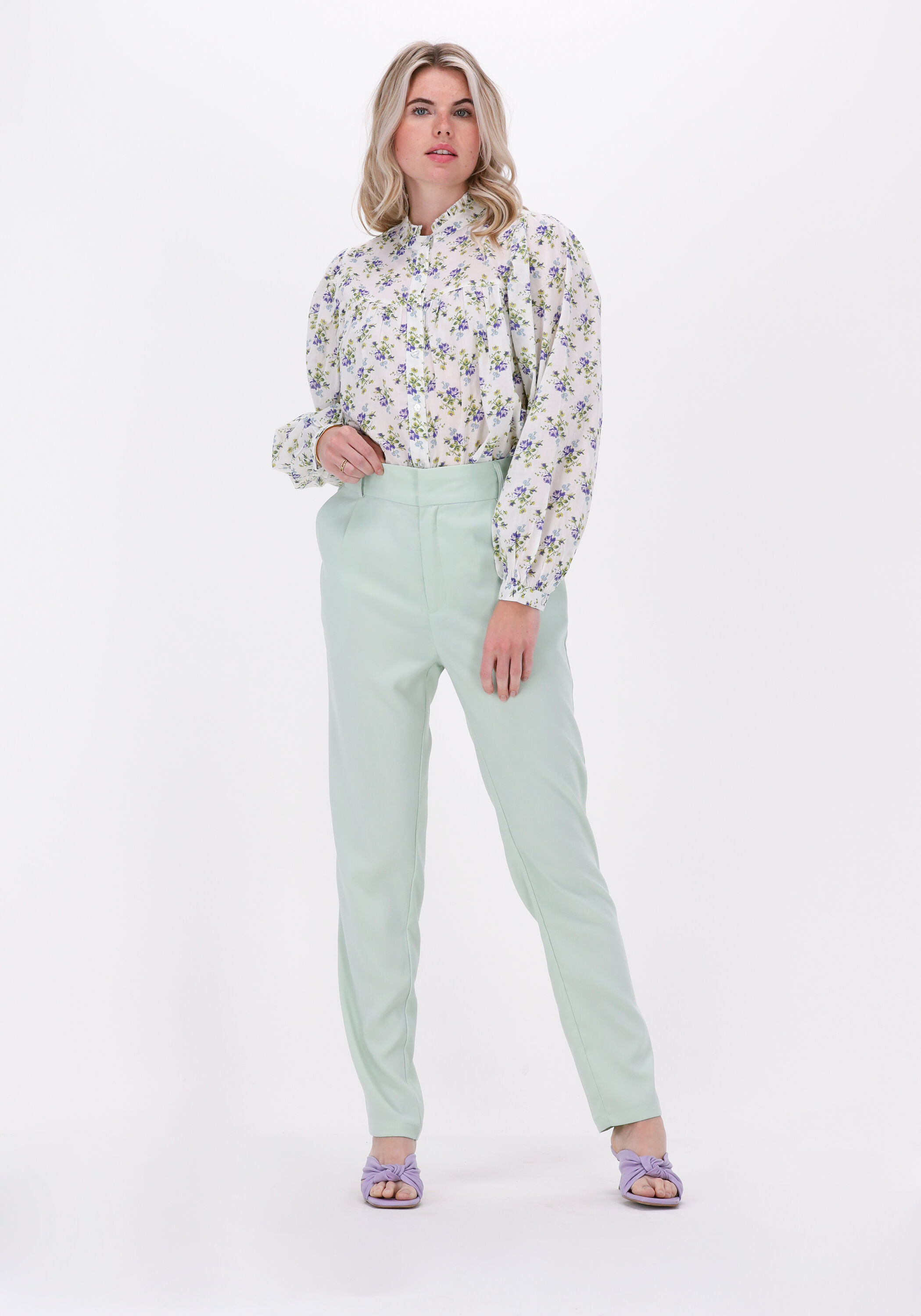 Witte LOLLYS LAUNDRY Blouse CARA | Omoda