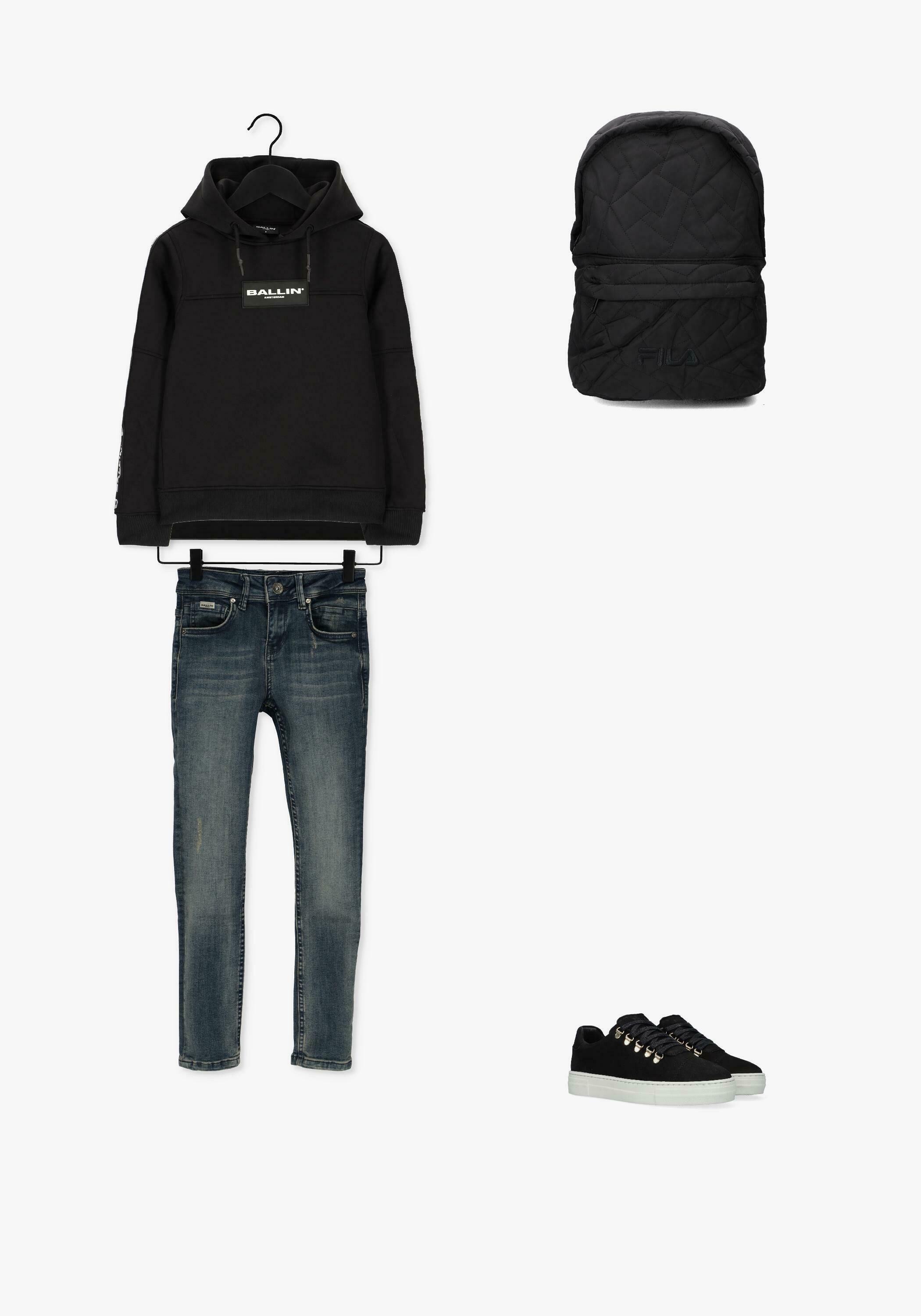 Blauwe BALLIN Slim fit jeans THE DIAGO K0903 | Omoda