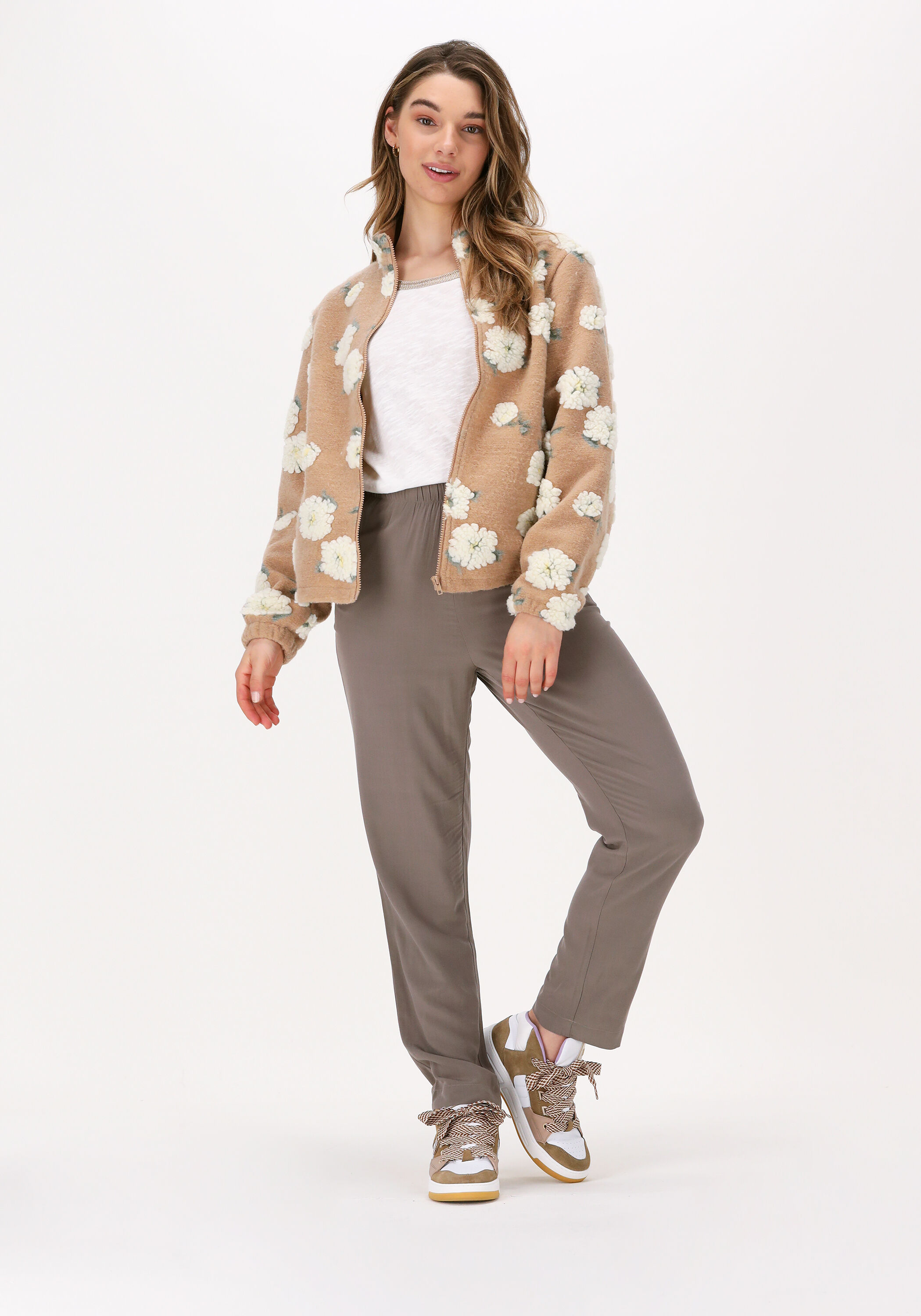 Witte KNIT-TED Top MAGGY | Omoda