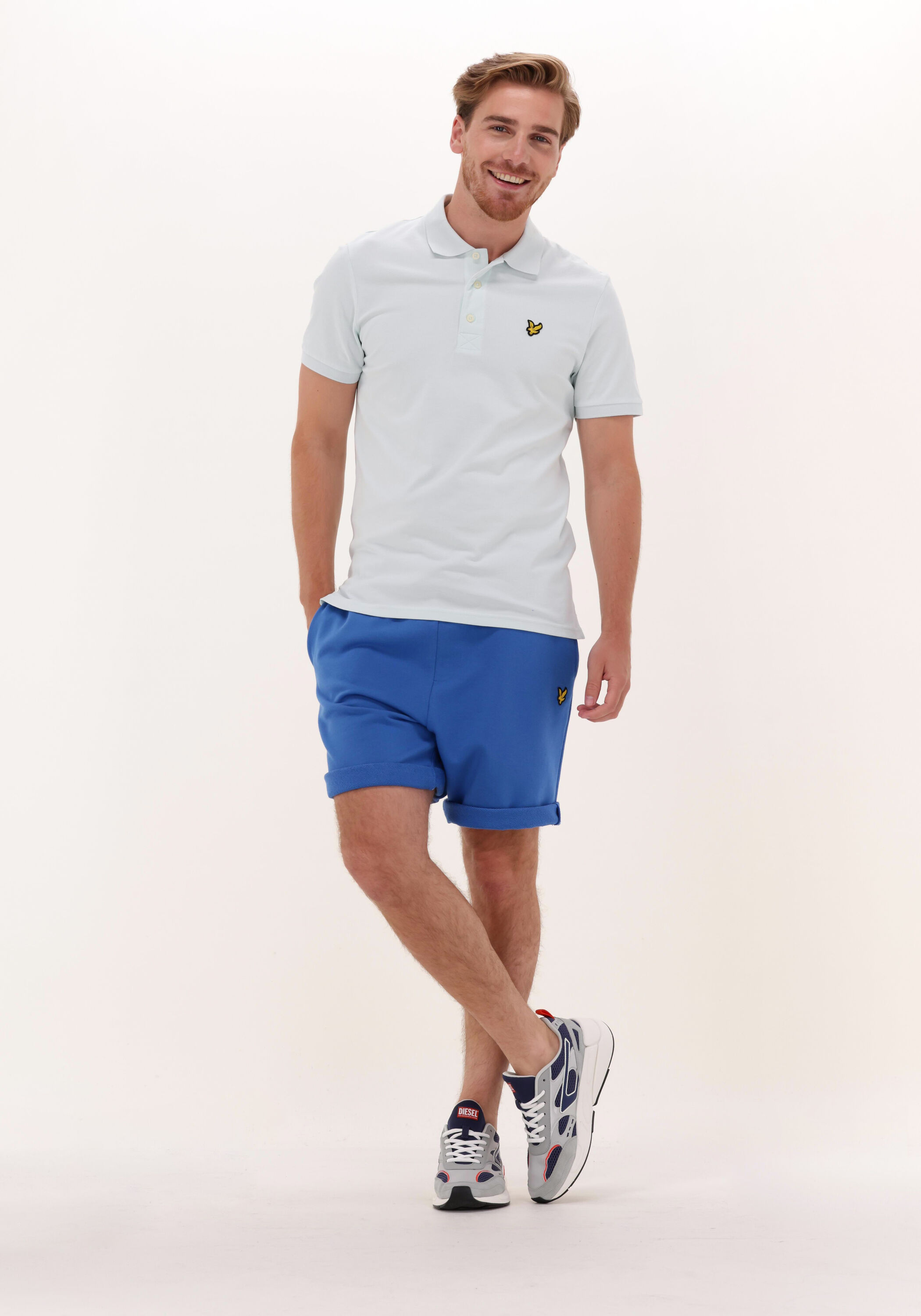 Blauwe LYLE & SCOTT Korte broek SWEATSHORT | Omoda