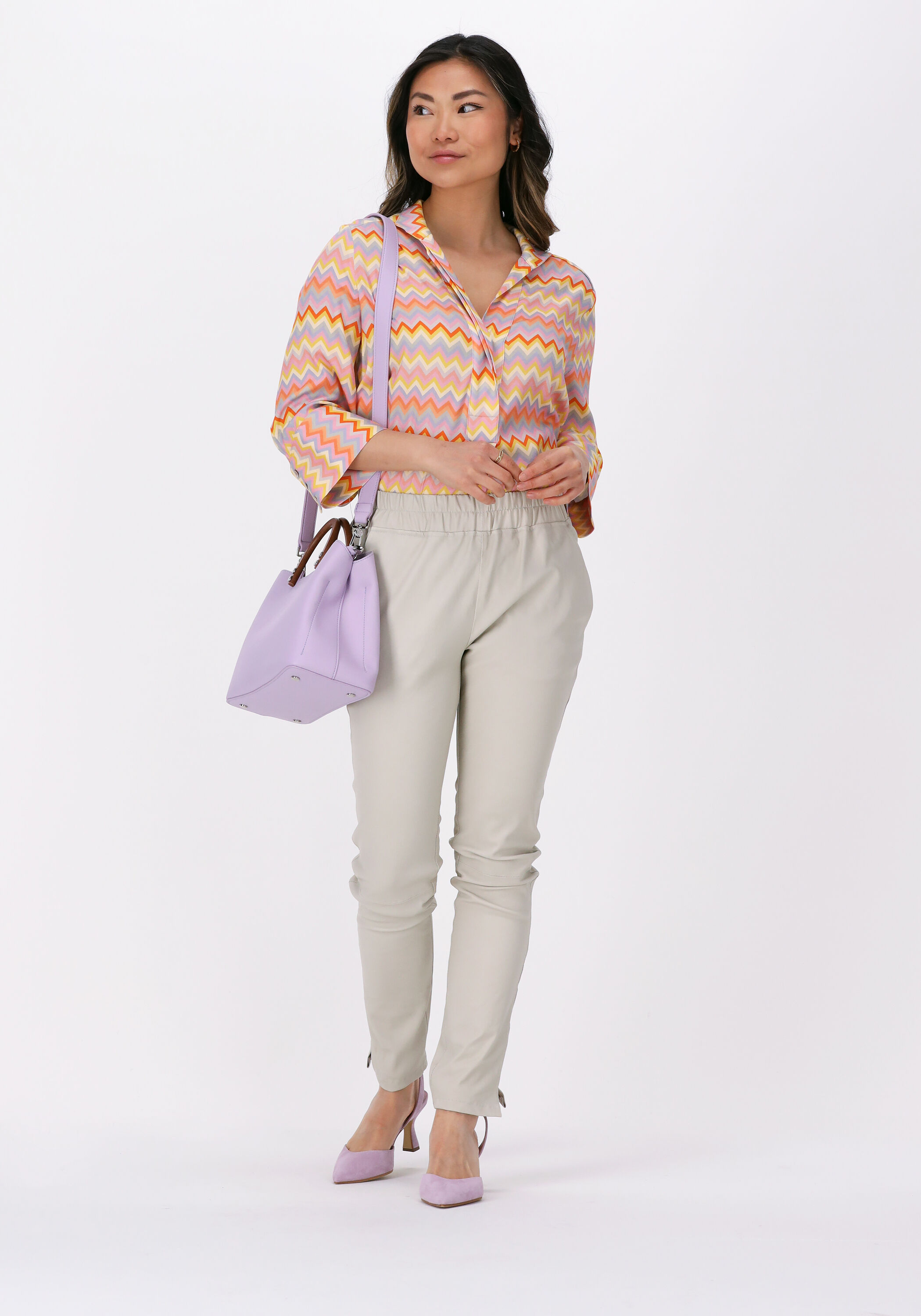 Multi DEA KUDIBAL Blouse KAMI (V) - SHIRT WITH HIDDEN PLACKET | Omoda