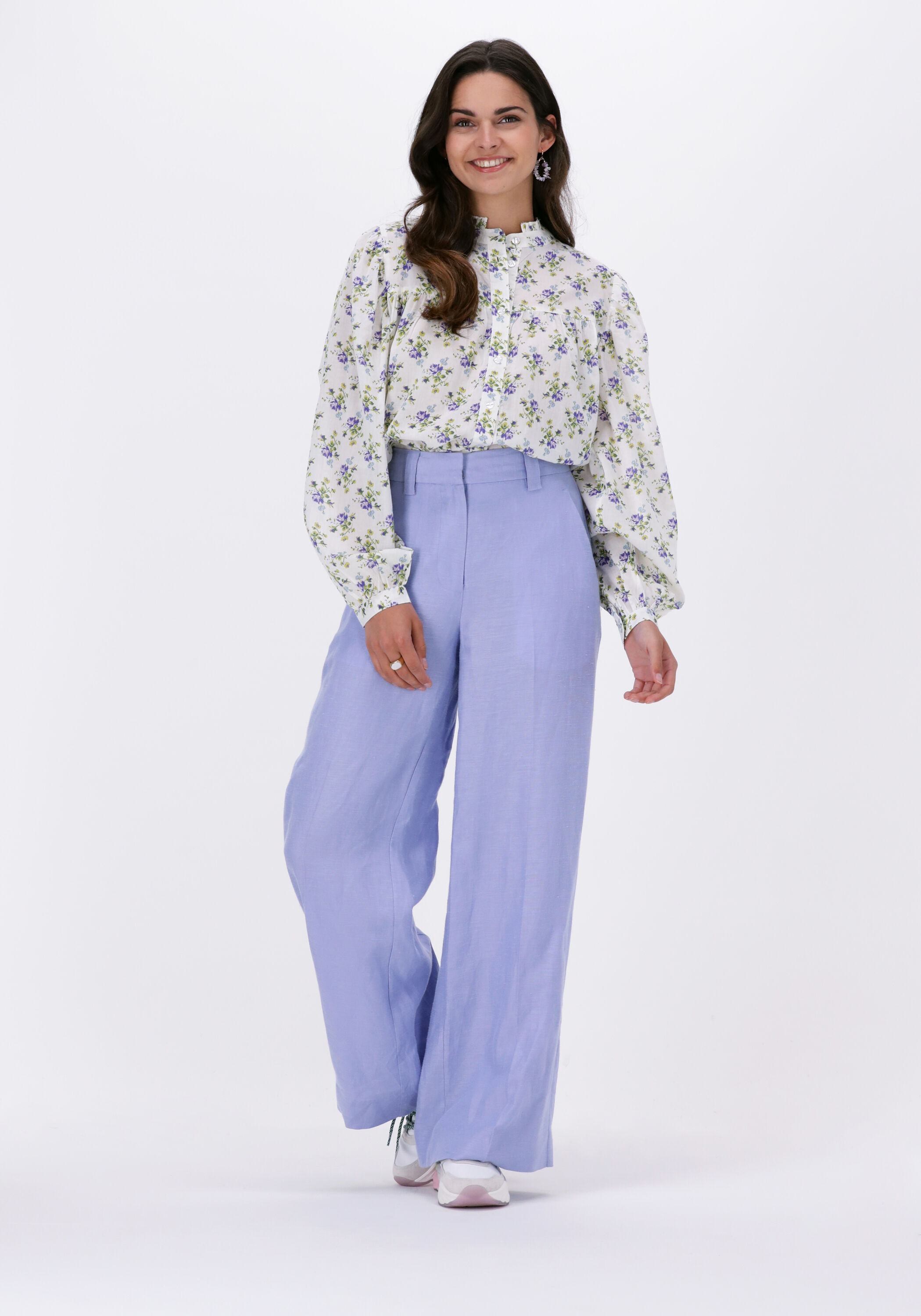 Witte LOLLYS LAUNDRY Blouse CARA | Omoda