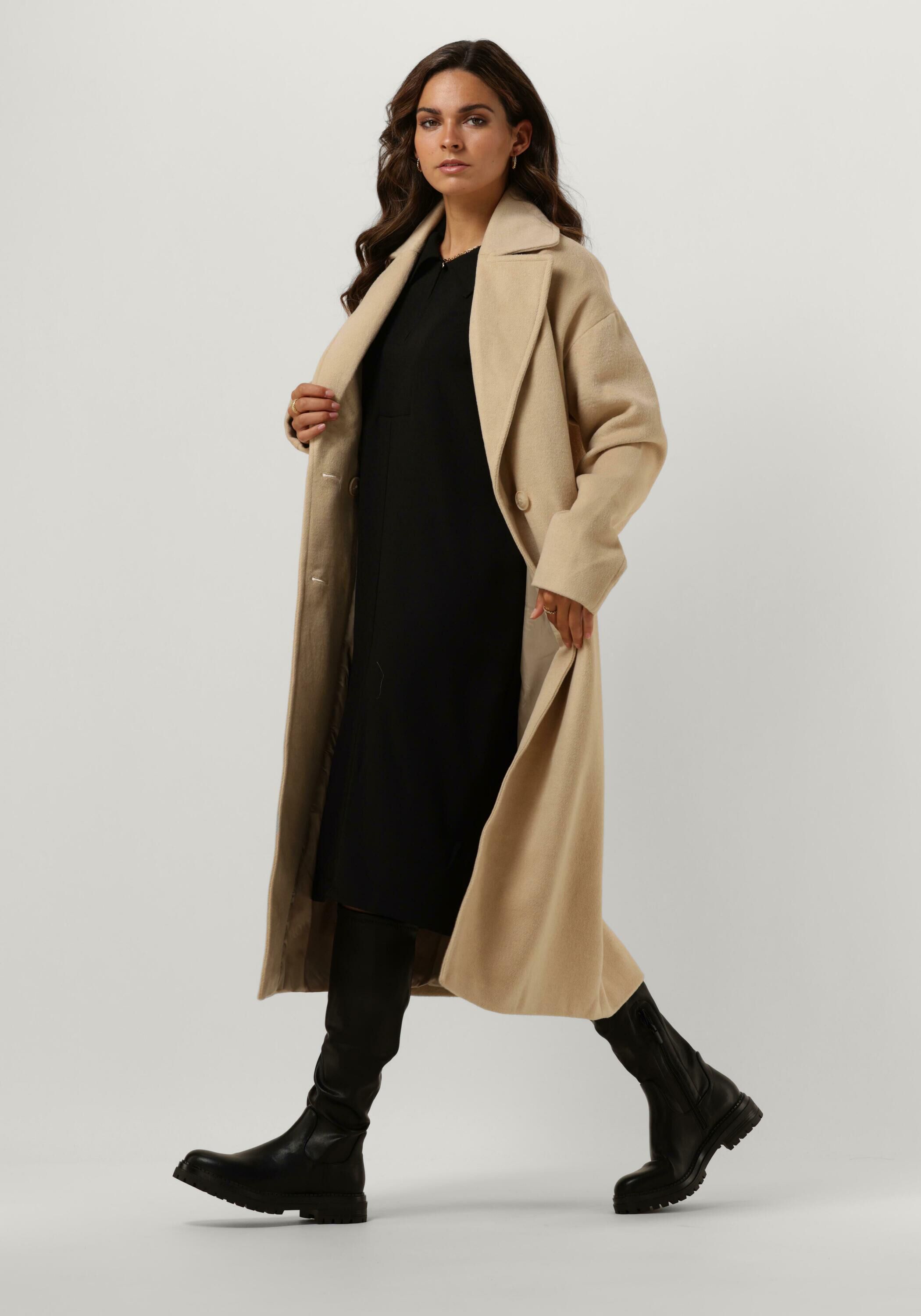 Zwarte MOS MOSH Midi jurk MMBOOKA MOSS DRESS | Omoda