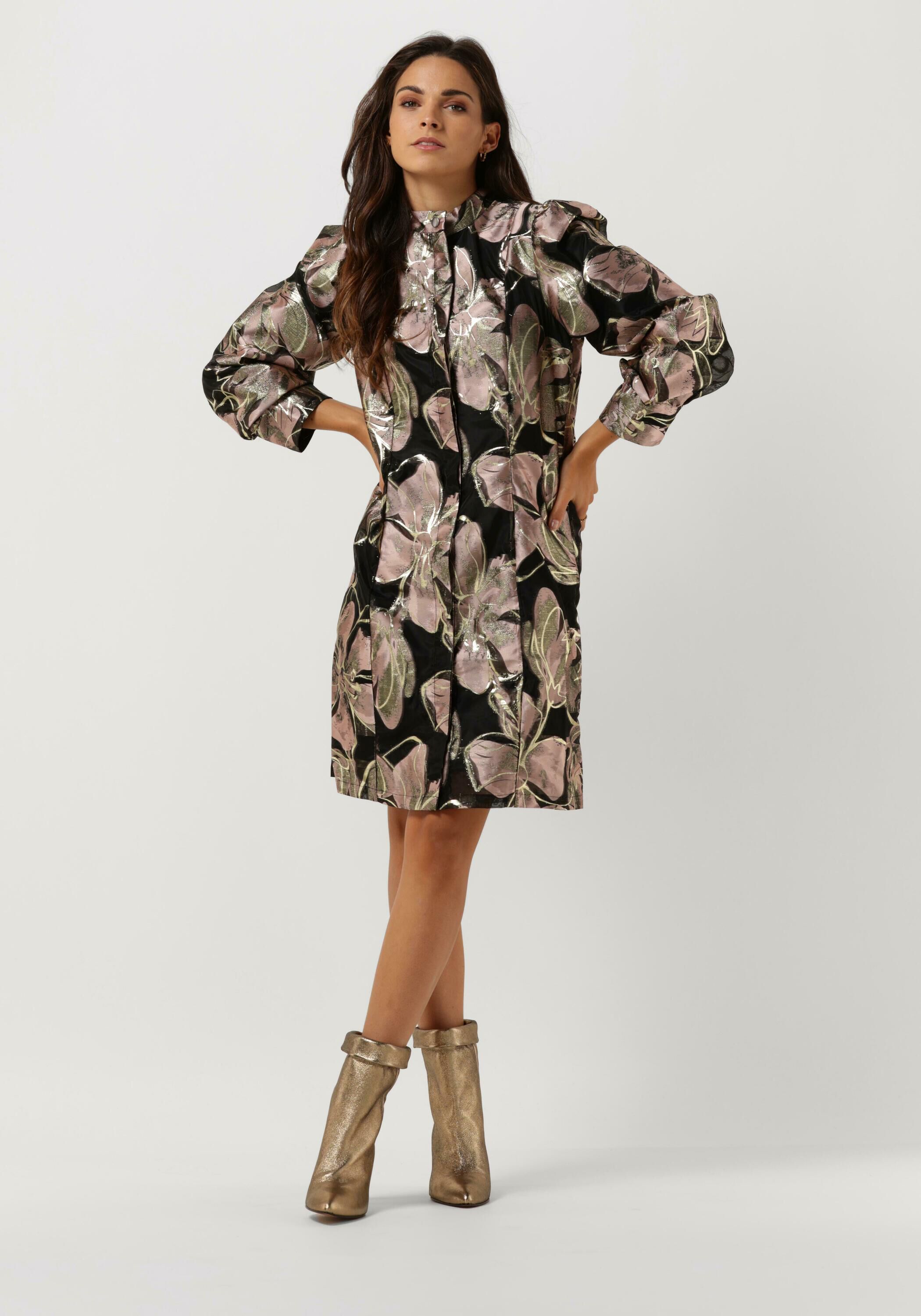 Zwarte BRUUNS BAZAAR Mini jurk CROCUS BROOKLYN DRESS | Omoda