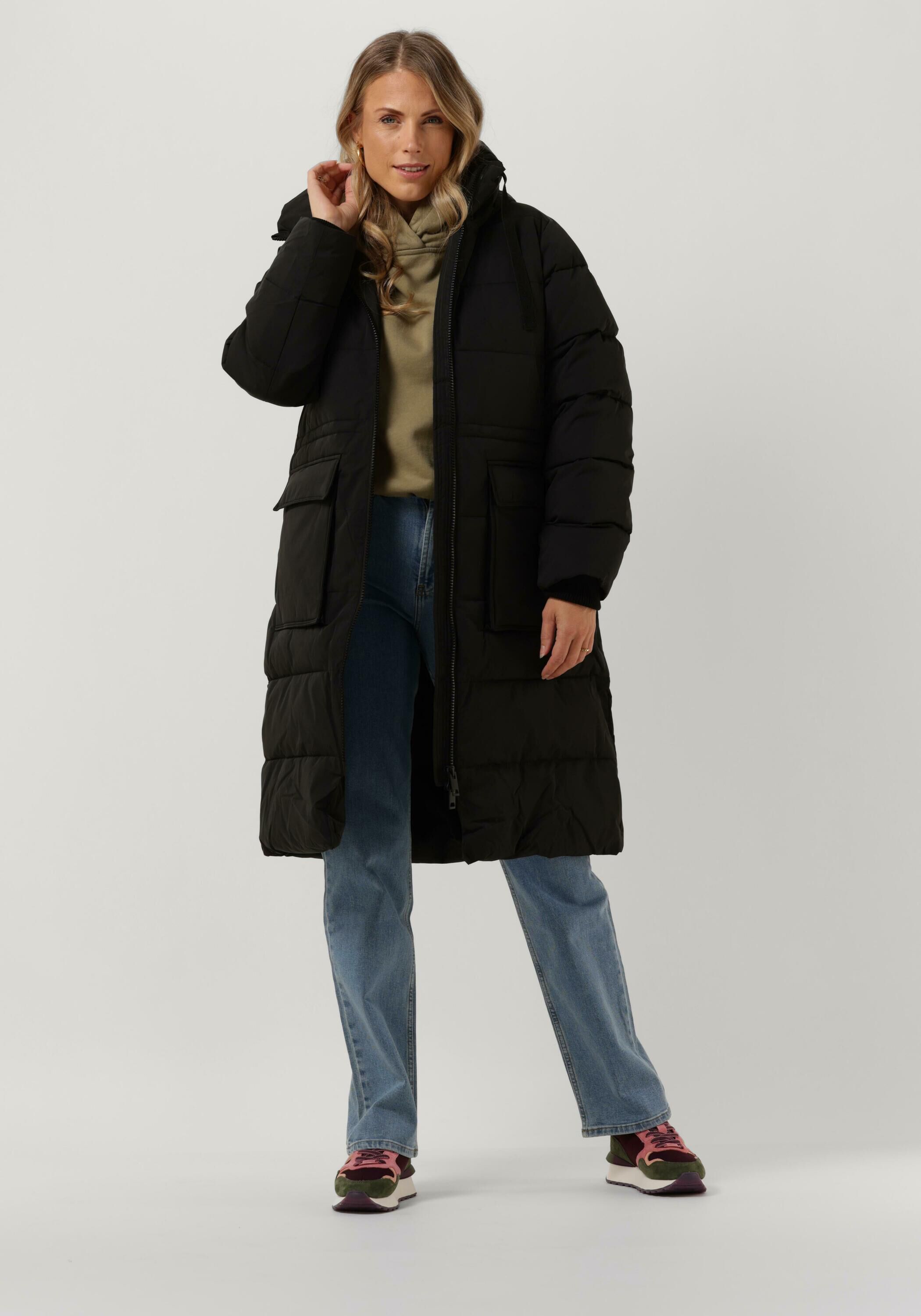 Zwarte MSCH COPENHAGEN Gewatteerde jas PAVINARIA JACKET | Omoda