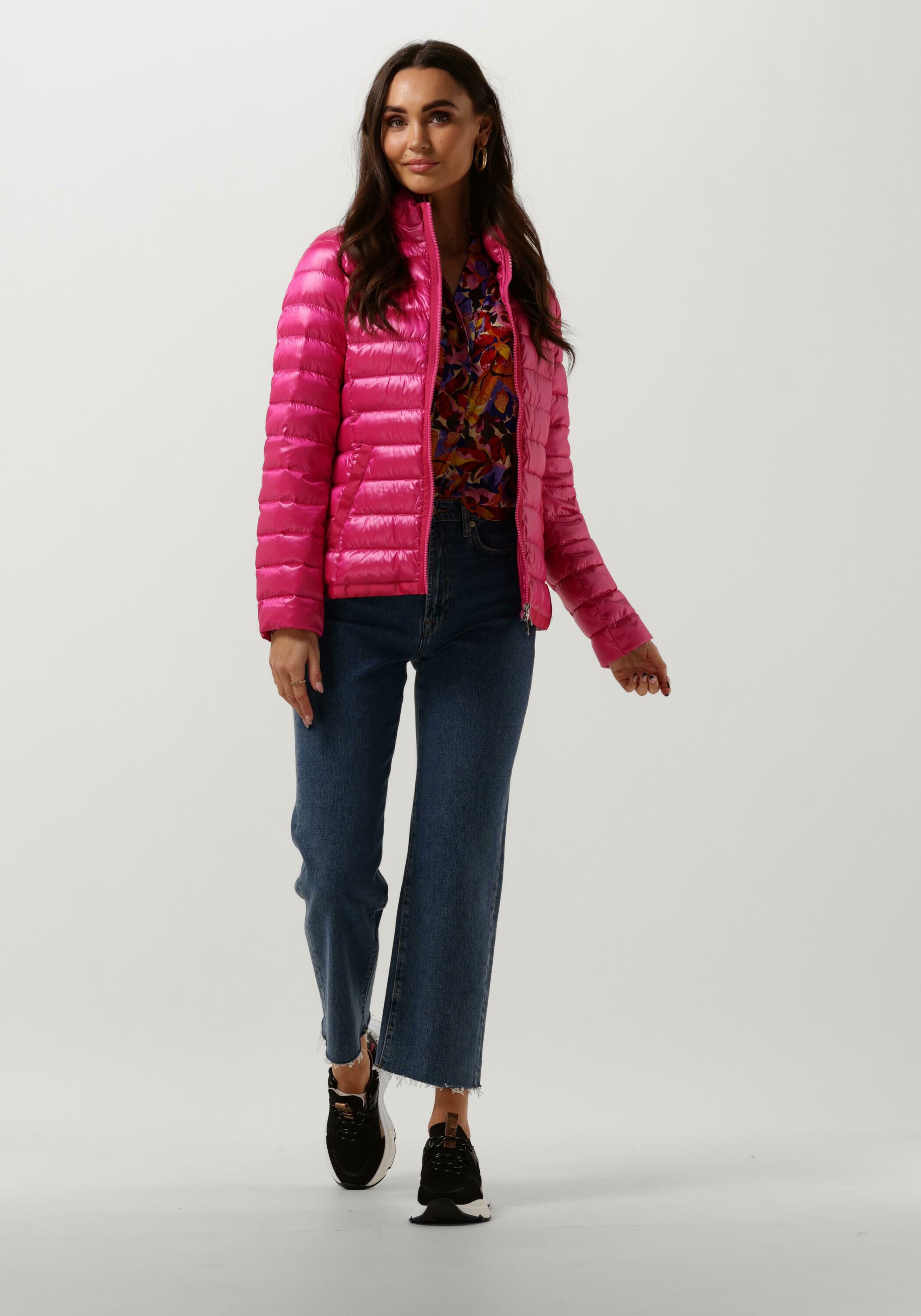 Roze BEAUMONT Gewatteerde jas DOWN RIBTAPE JACKET | Omoda