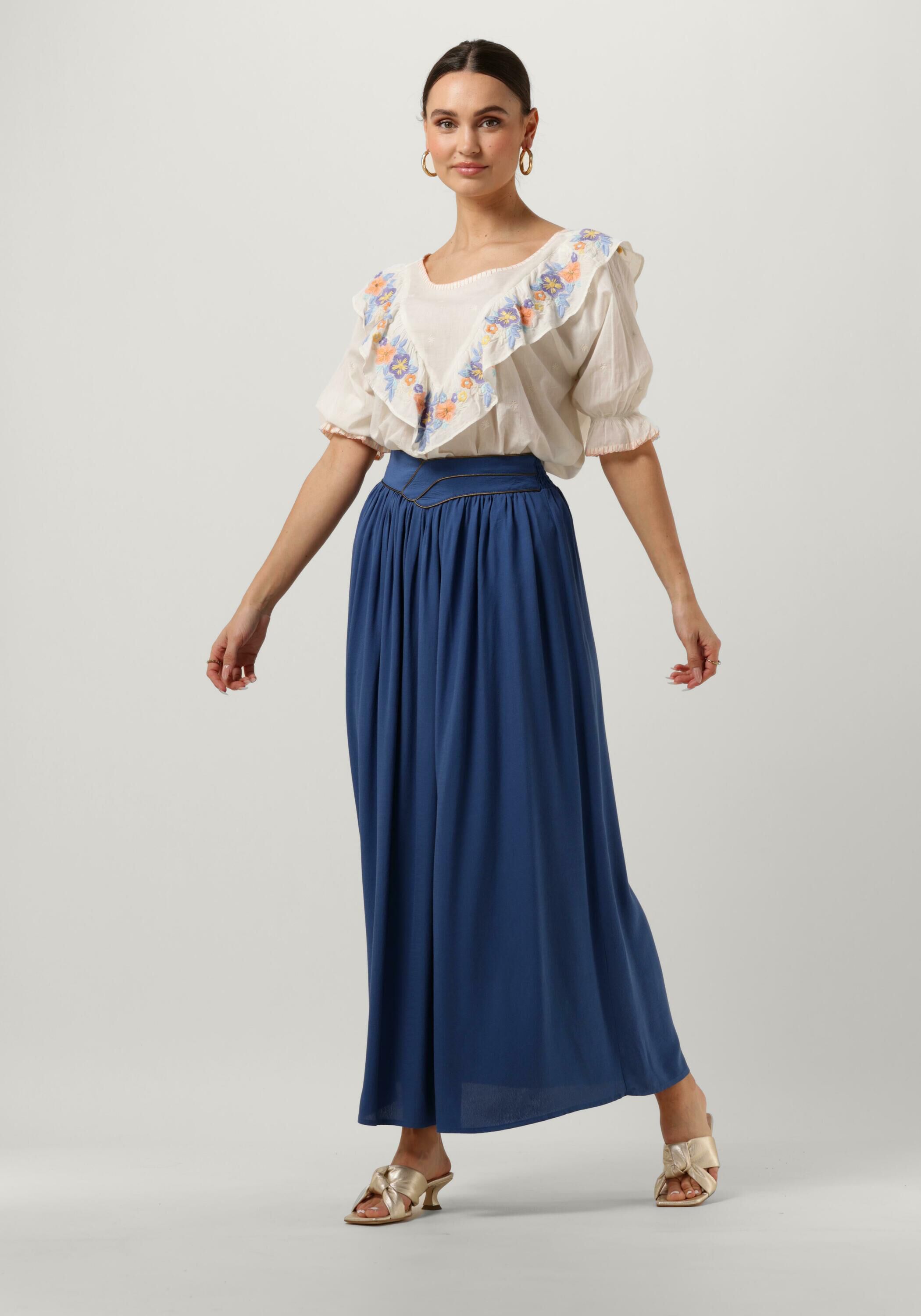 Blauwe LOUIZON Maxirok SUZIE | Omoda