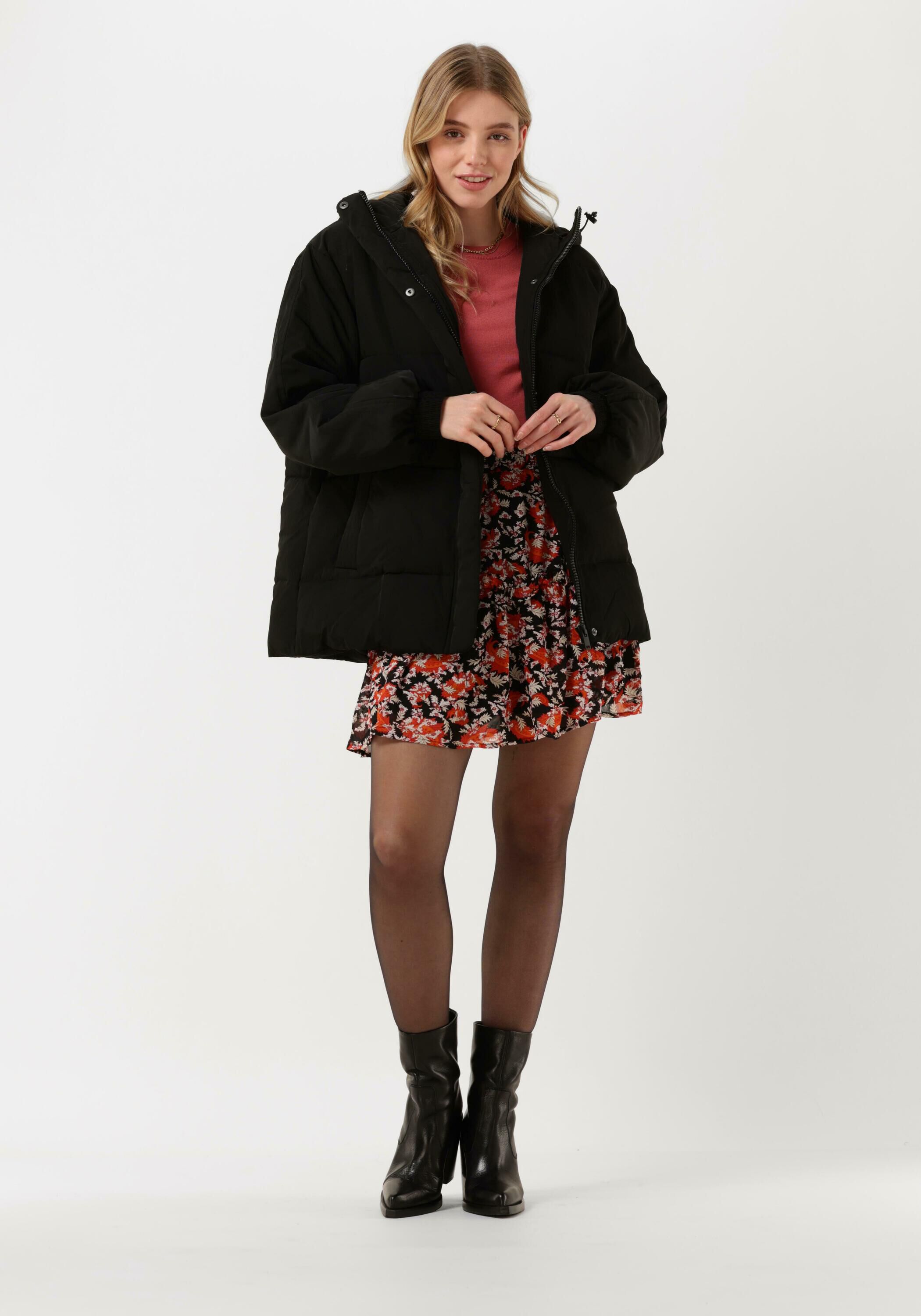 Zwarte ENVII Gewatteerde jas ENPOINT JACKET 6862 | Omoda