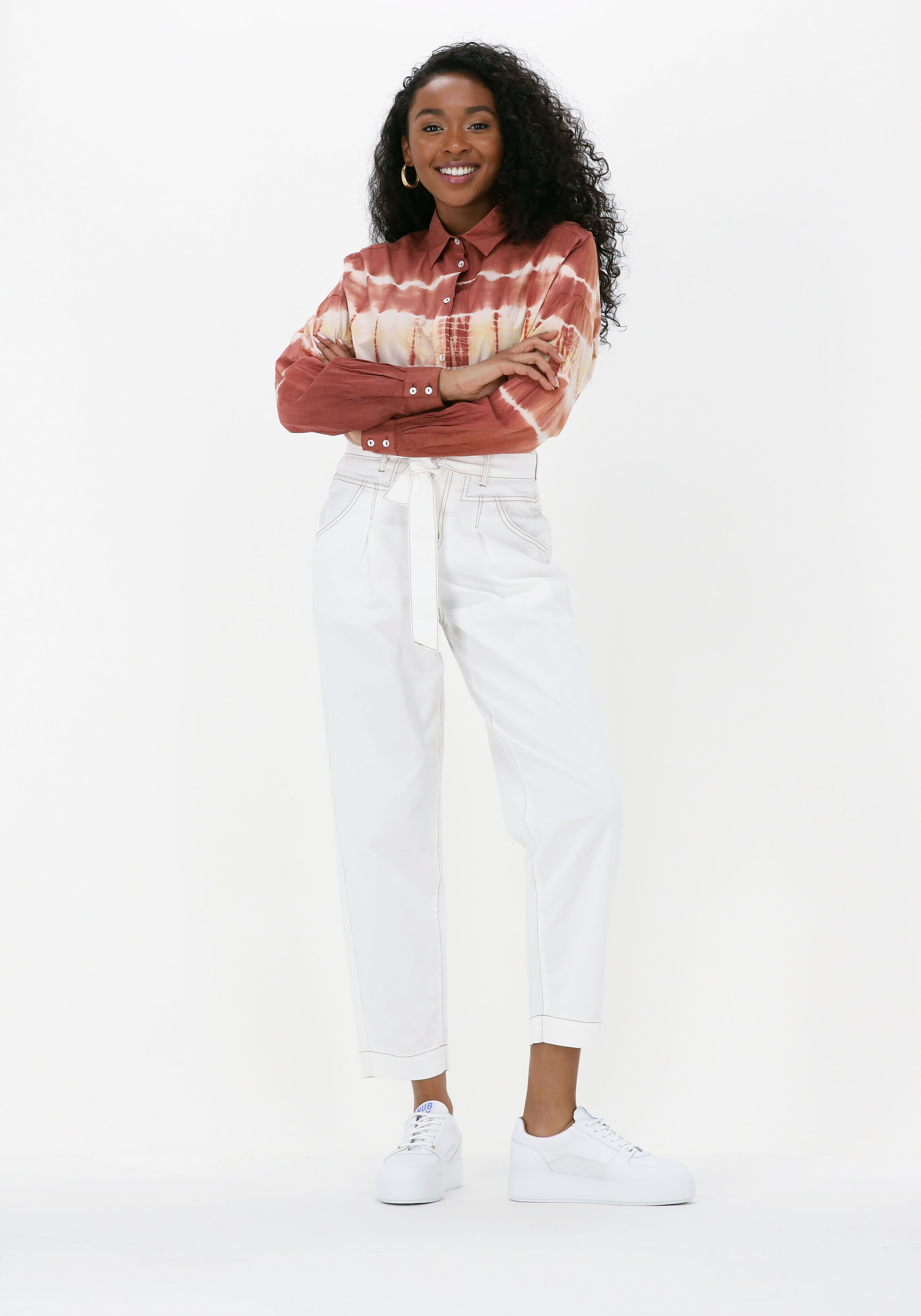 Gebroken wit MKT STUDIO Mom jeans PATRICIO KEYWES | Omoda