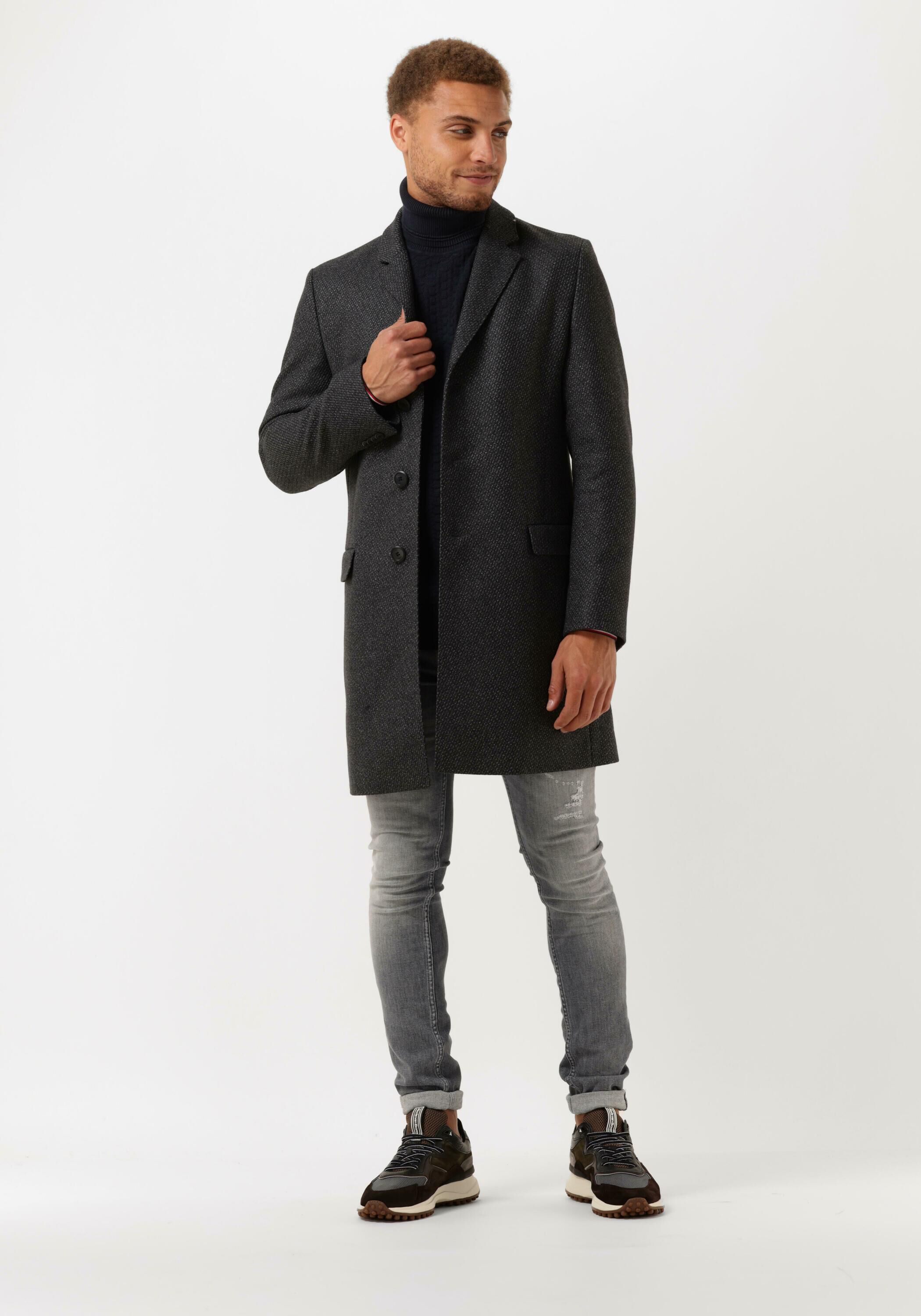 Grijze HUGO Mantel MIGOR | Omoda