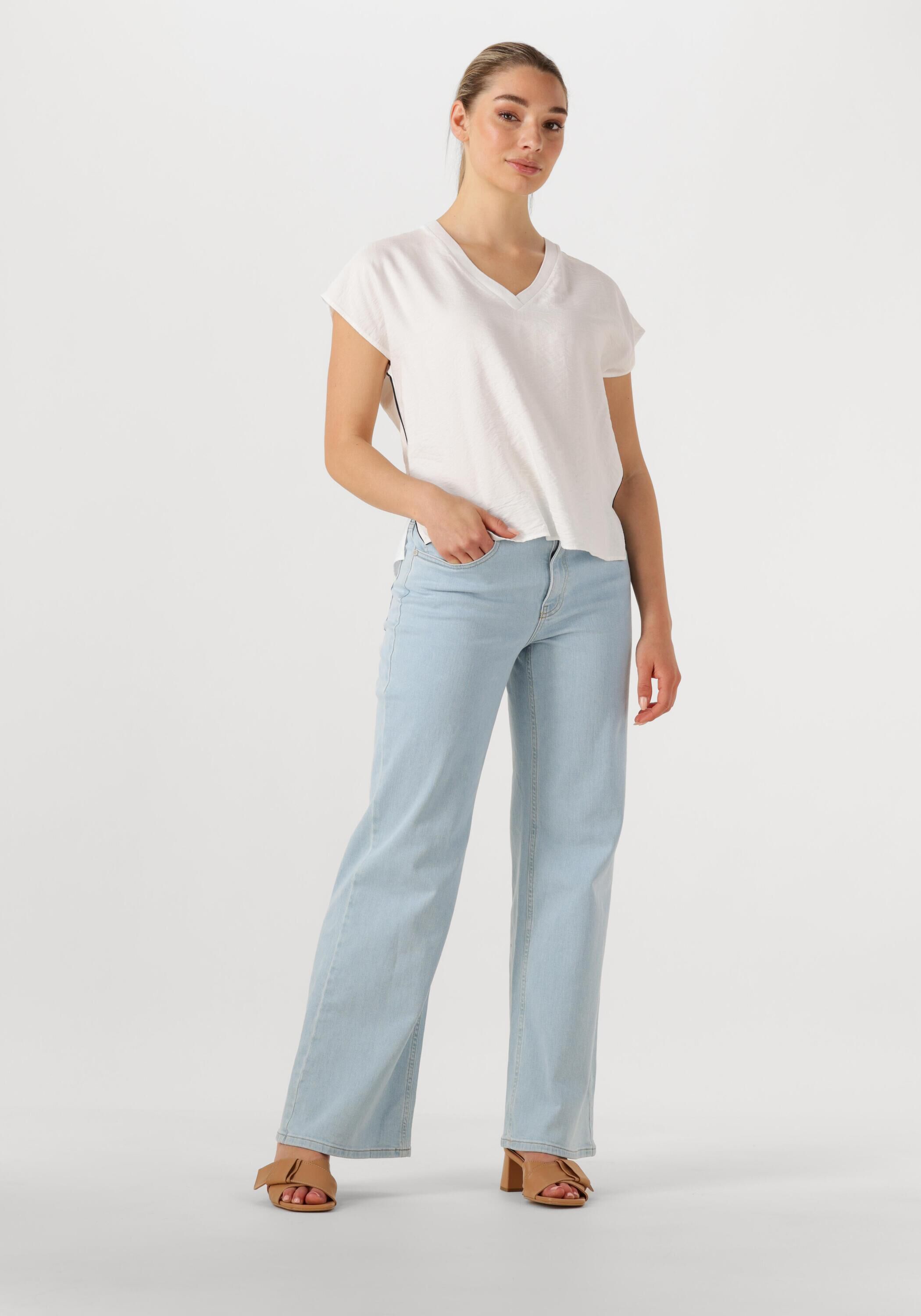 Lichtblauwe ANOTHER LABEL Wide jeans MOORE DENIM | Omoda
