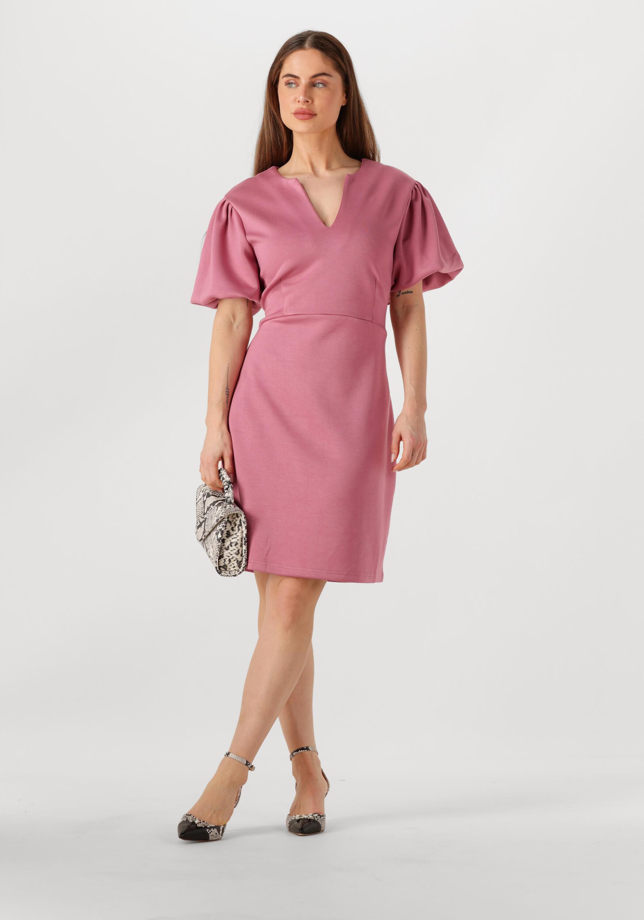 Roze AAIKO Mini jurk KYRA VIS 436 | Omoda