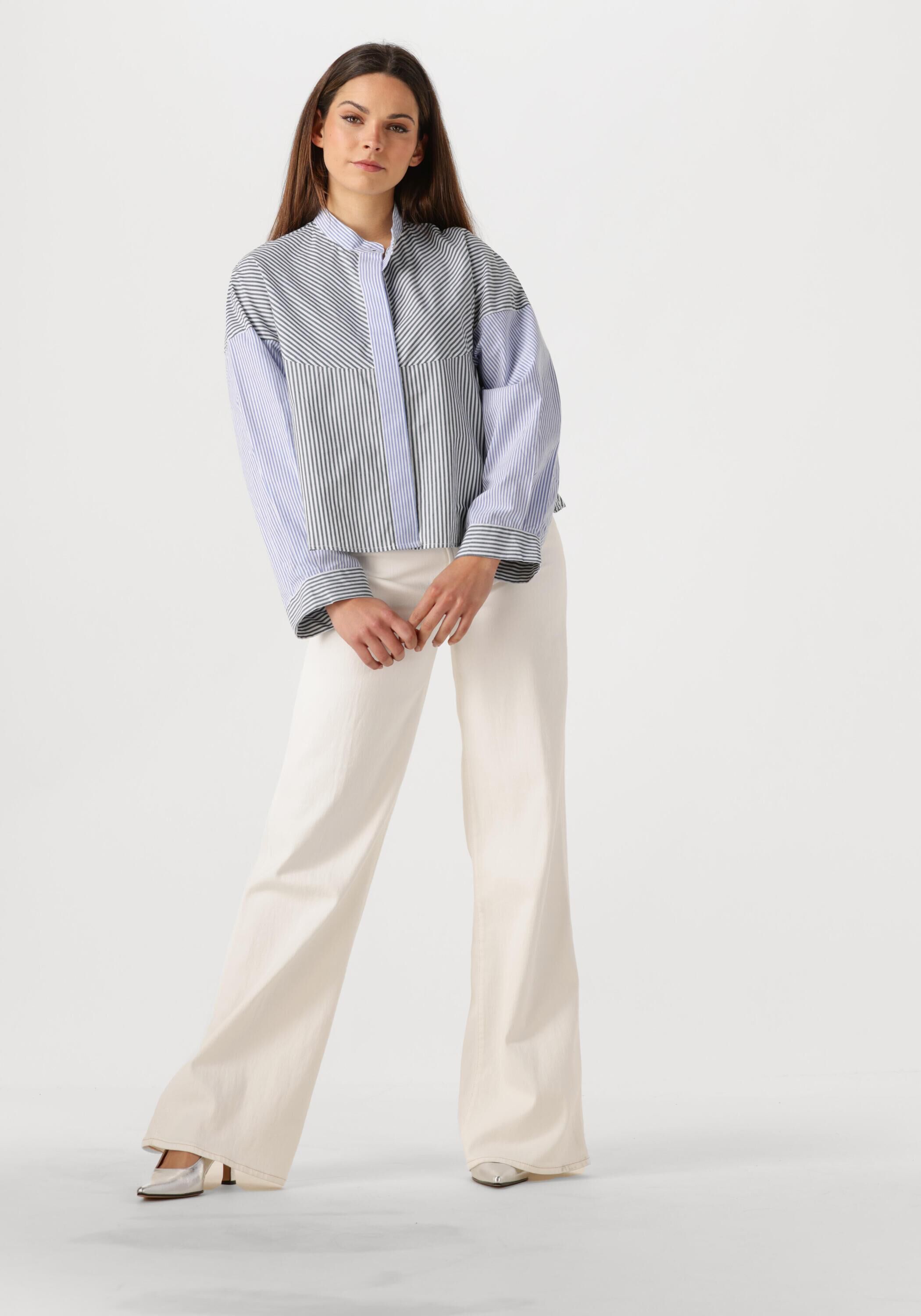 Blauwe ANTIK BATIK Blouses MARTIN BLOUSE | Omoda