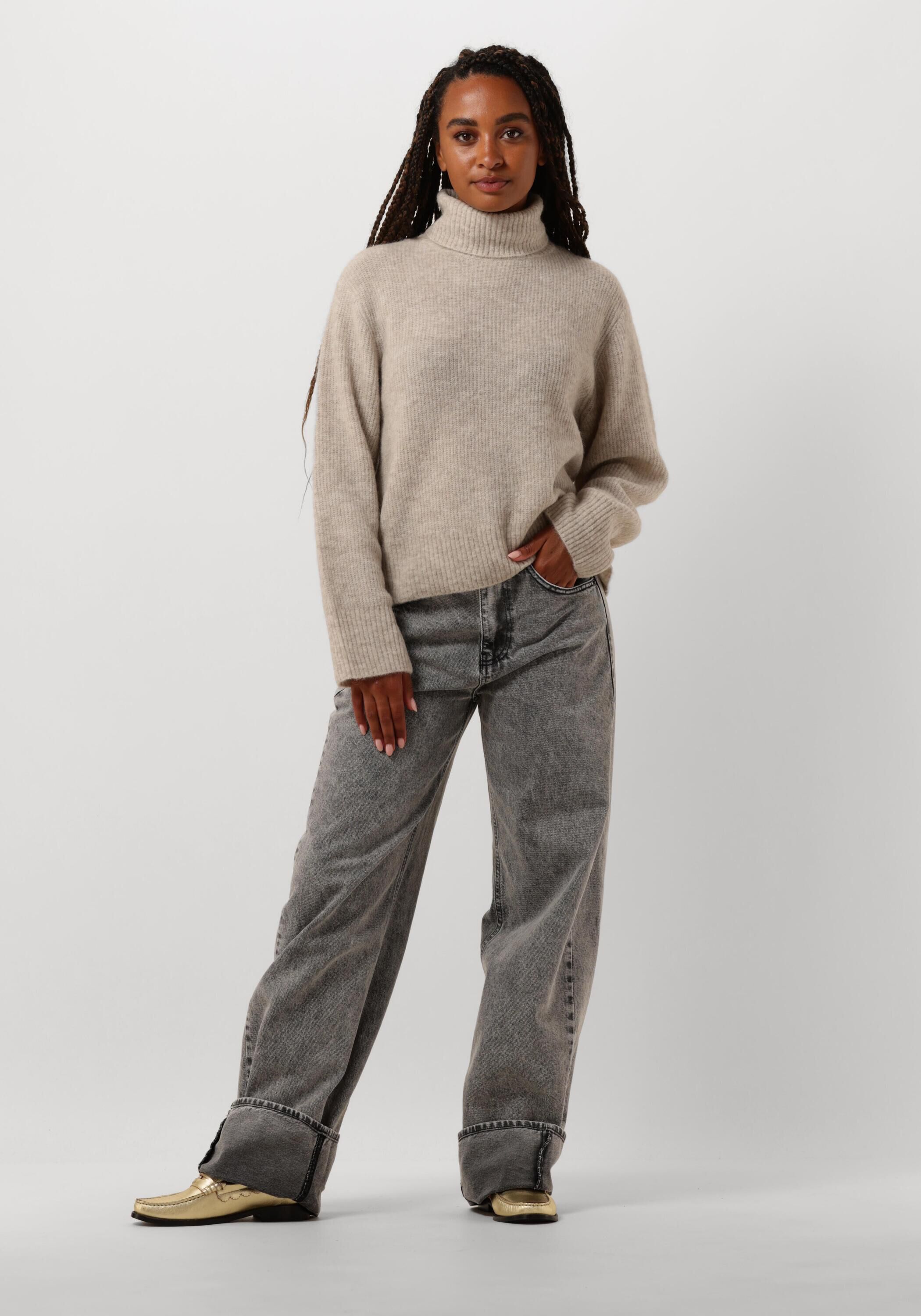 Beige MOS MOSH Coltrui AIDY THORA ROLLNECK KNIT | Omoda