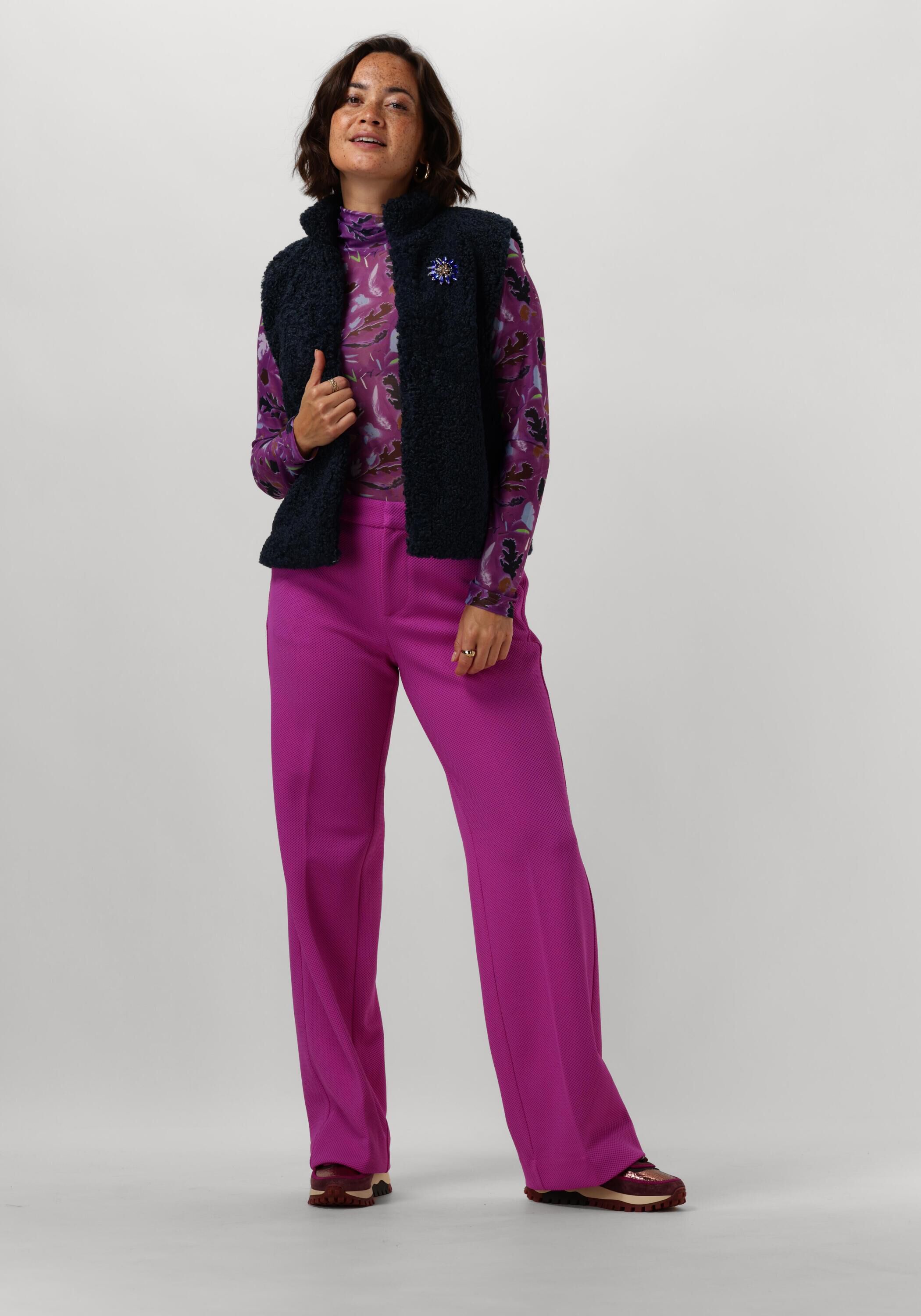 Paarse POM AMSTERDAM Top FEATHERFEST CACTUS PINK | Omoda