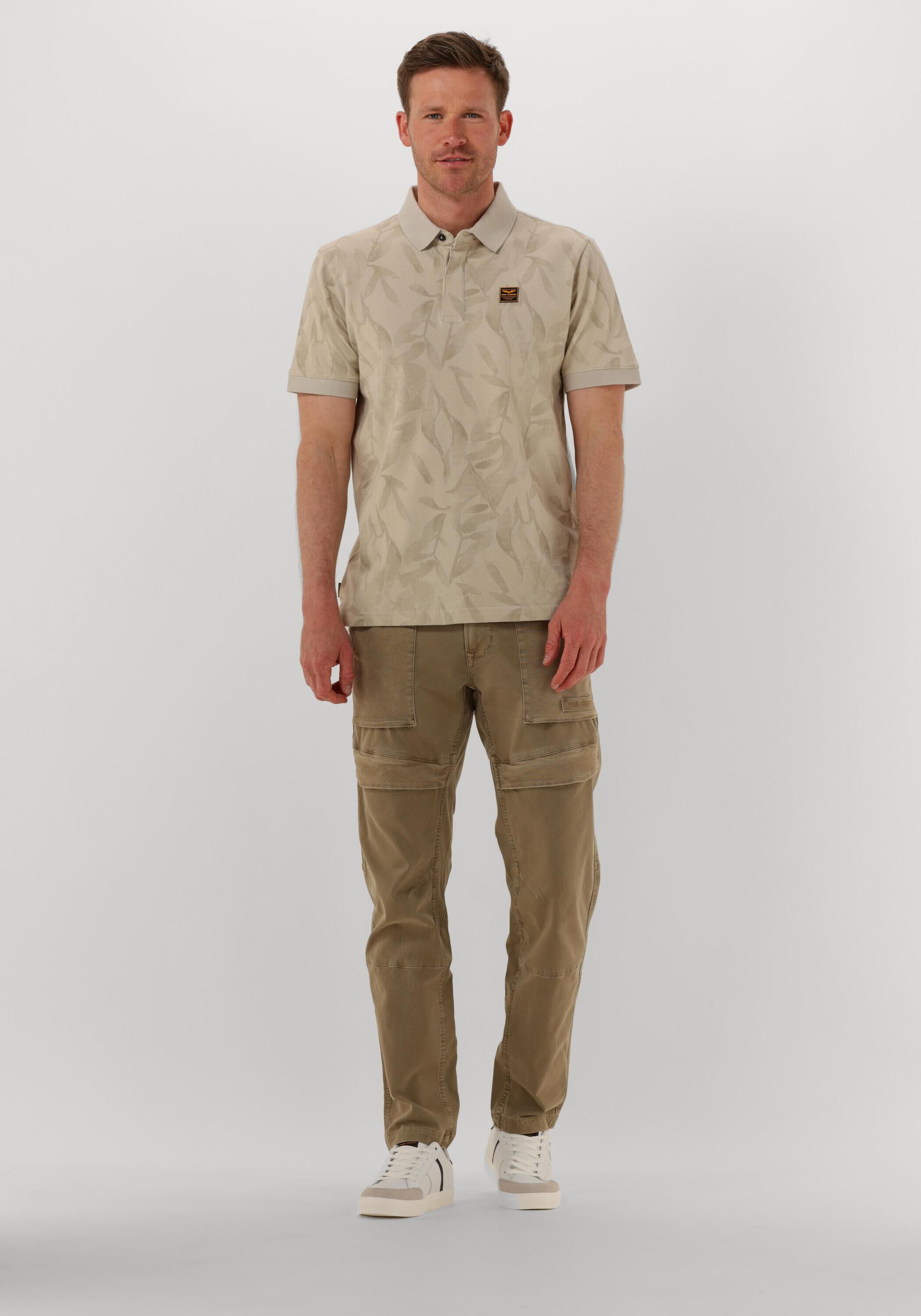 Beige PME LEGEND Polo TWO TONE PIQUE PRINTED | Omoda