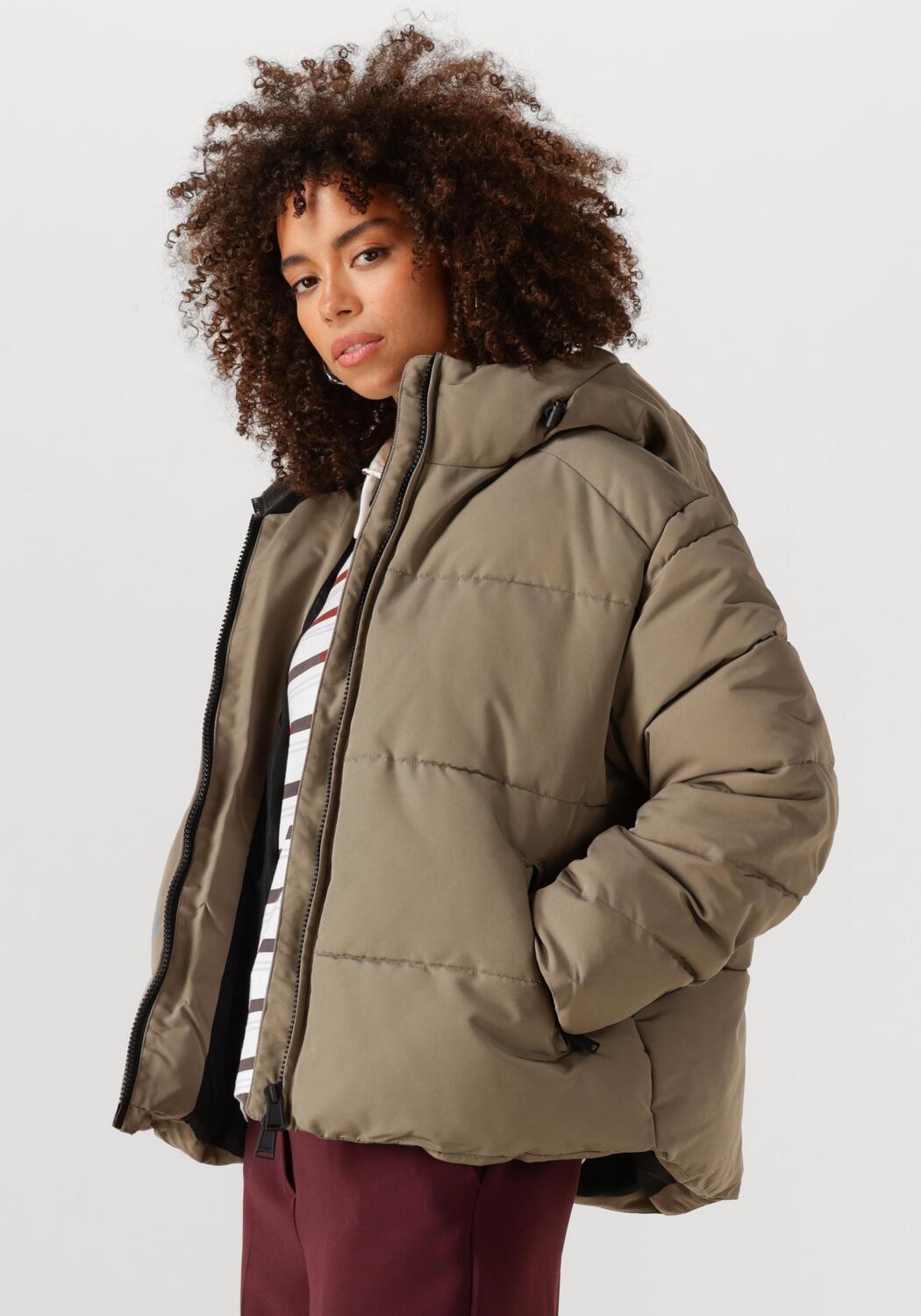 Khaki WITHBLACK Gewatteerde jas WBLGLORIAN PUFFER JACKET | Omoda
