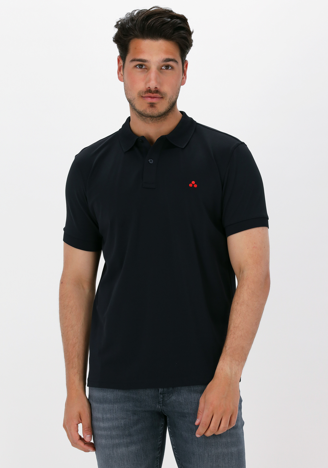 Donkerblauwe PEUTEREY Polo PLANTAGO | Omoda