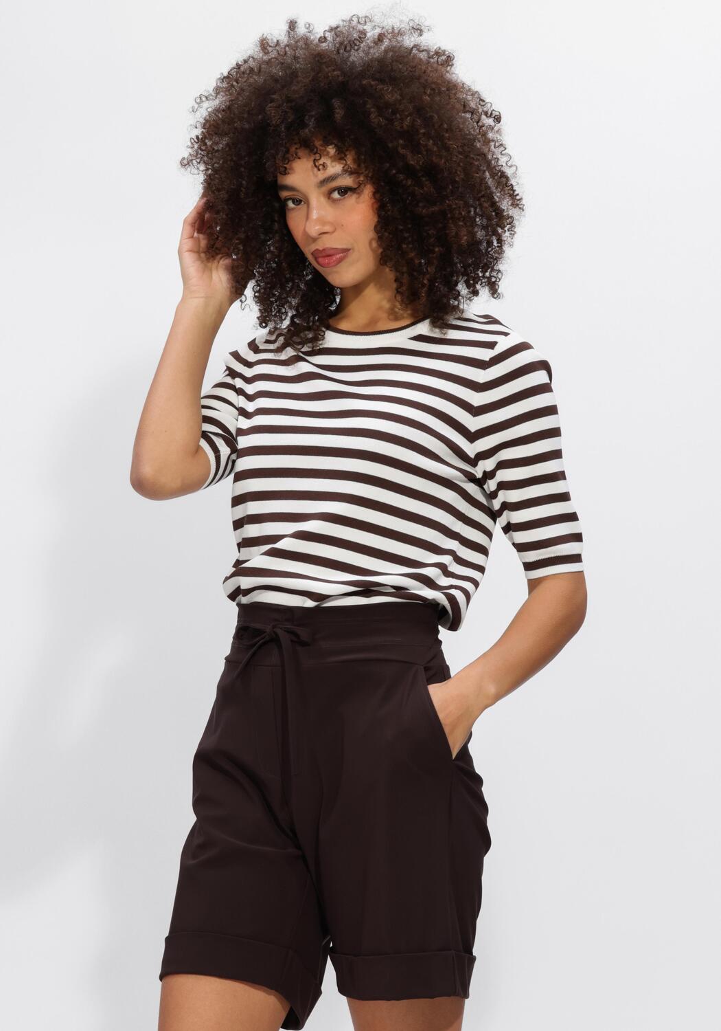 Multi STUDIO ANNELOES Trui LUNA SSL STRIPE PULLOVER | Omoda