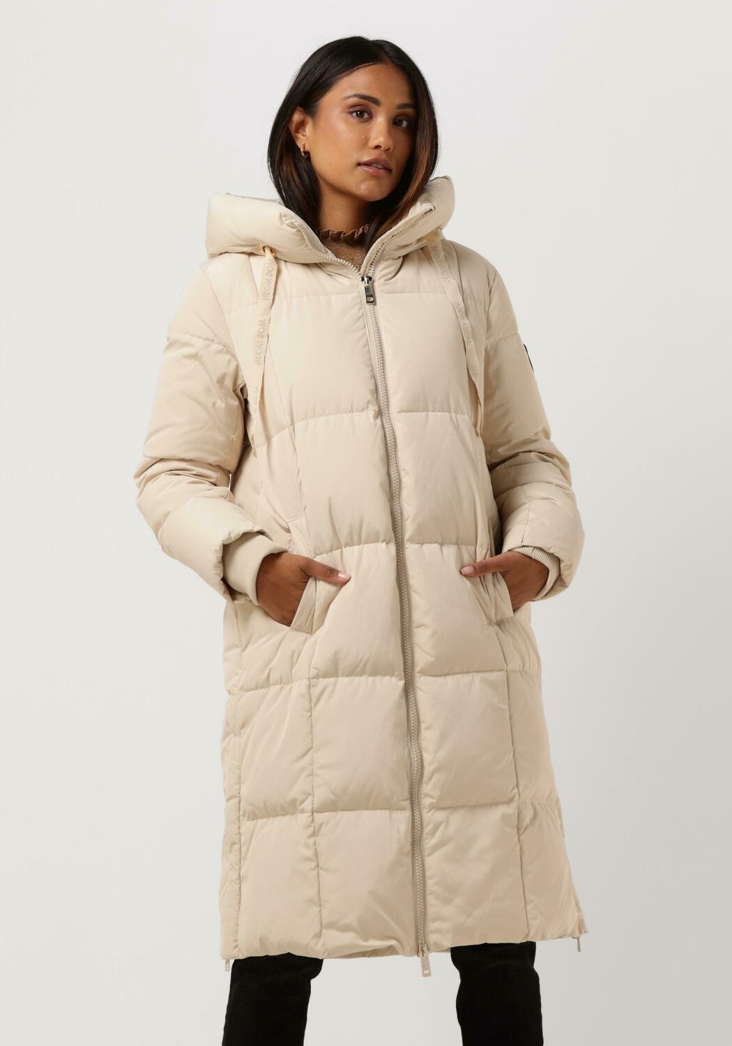 Zand MOS MOSH Gewatteerde jas NOVA SQUARE DOWN COAT | Omoda