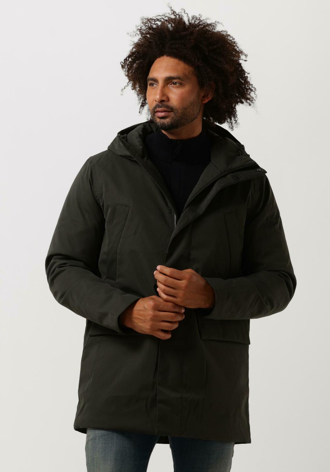 Donkergroene ELVINE Parka's LUCIUS | Omoda