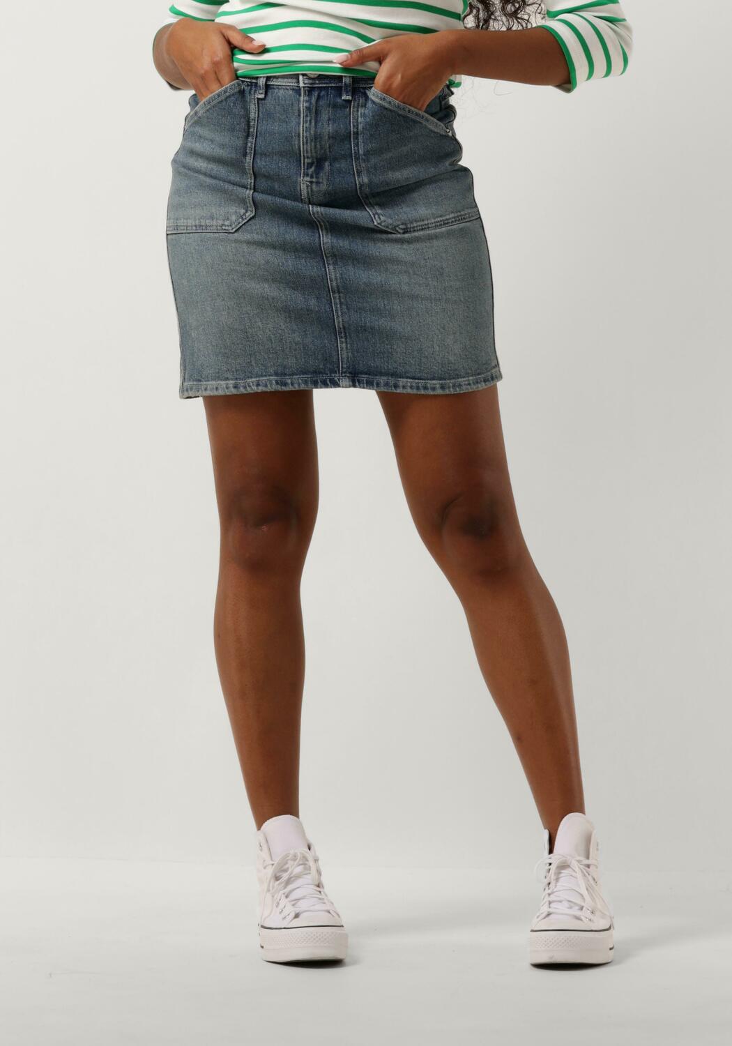 Blauwe MOS MOSH Minirok MAKI | Omoda