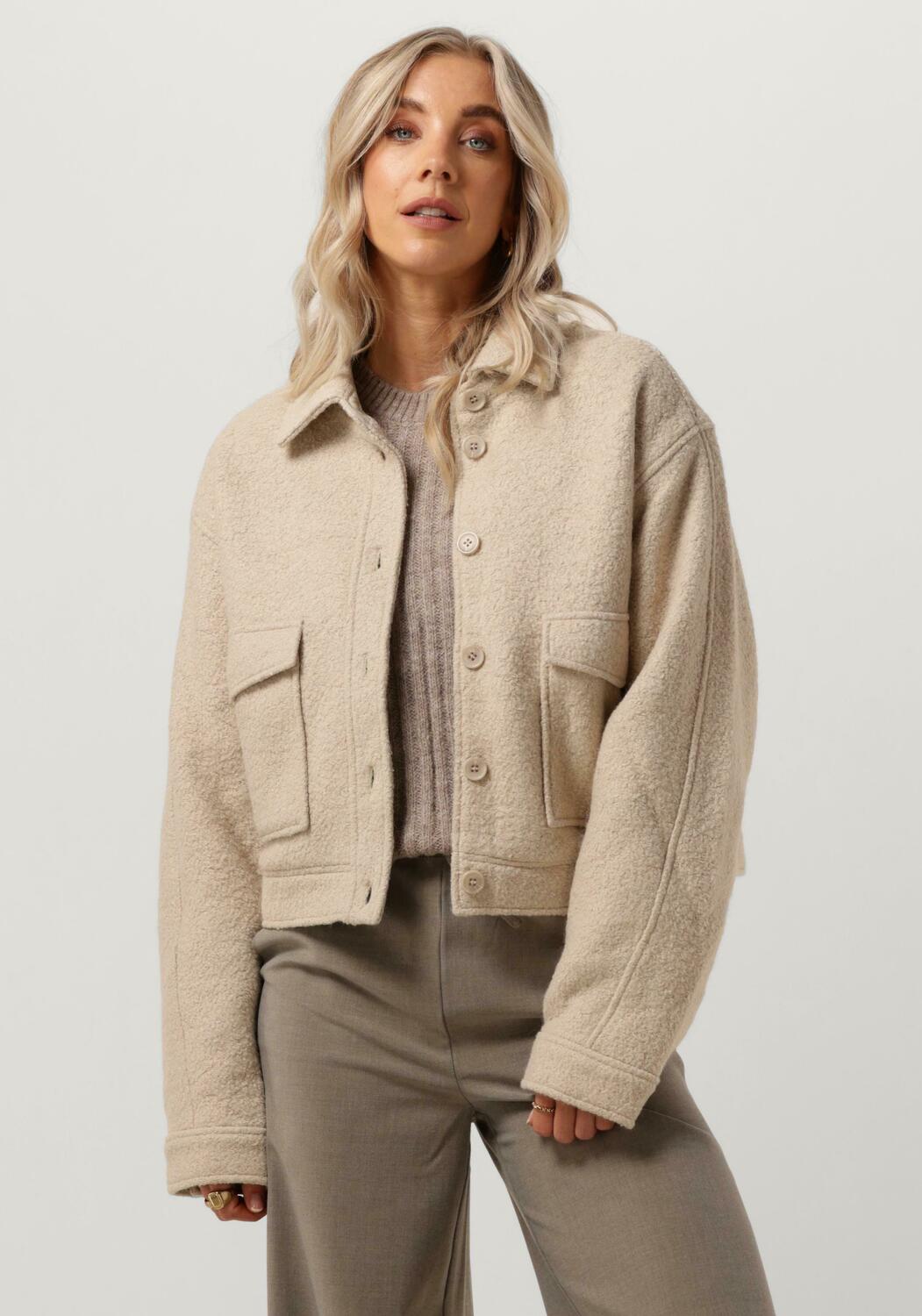Beige MSCH COPENHAGEN Jack MSCHRIENNA JACKET | Omoda