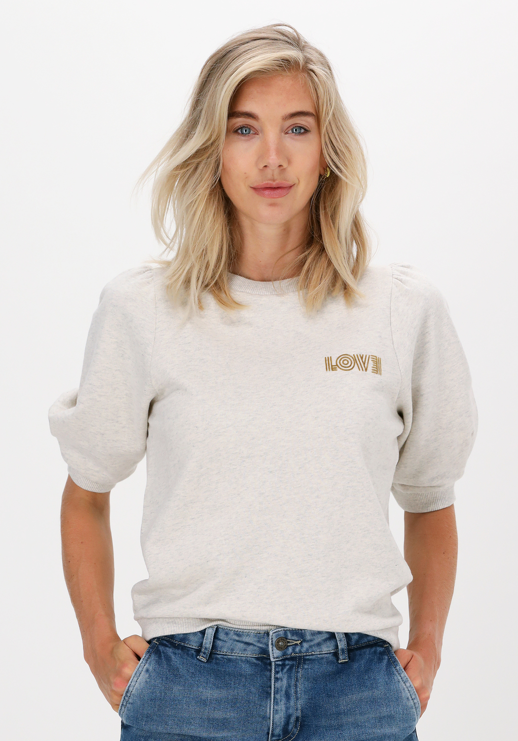 Beige BY-BAR Sweater NICKY SWEATER | Omoda