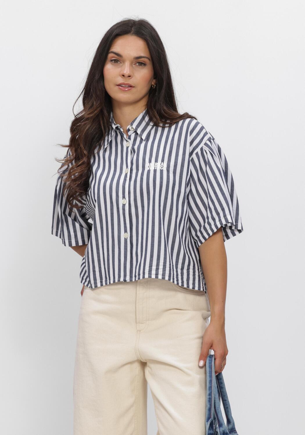 Blauwe AMERICAN VINTAGE Blouses VEXTOWN | Omoda