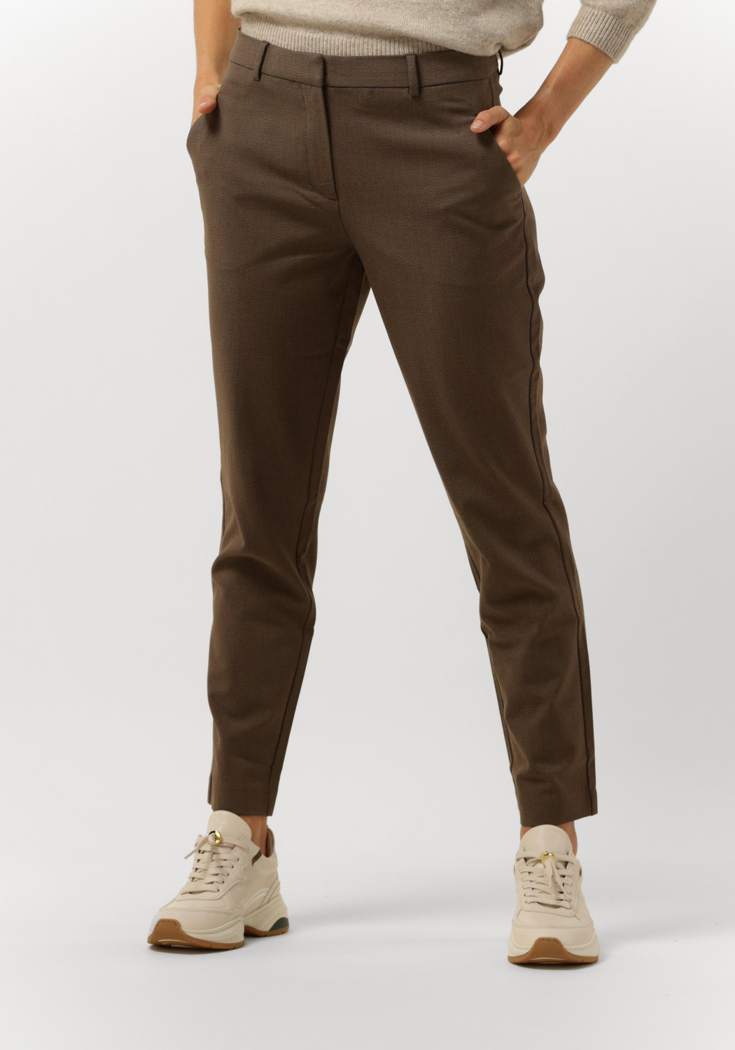 Bruine FIVEUNITS Pantalon KYLIE CROP 285 | Omoda