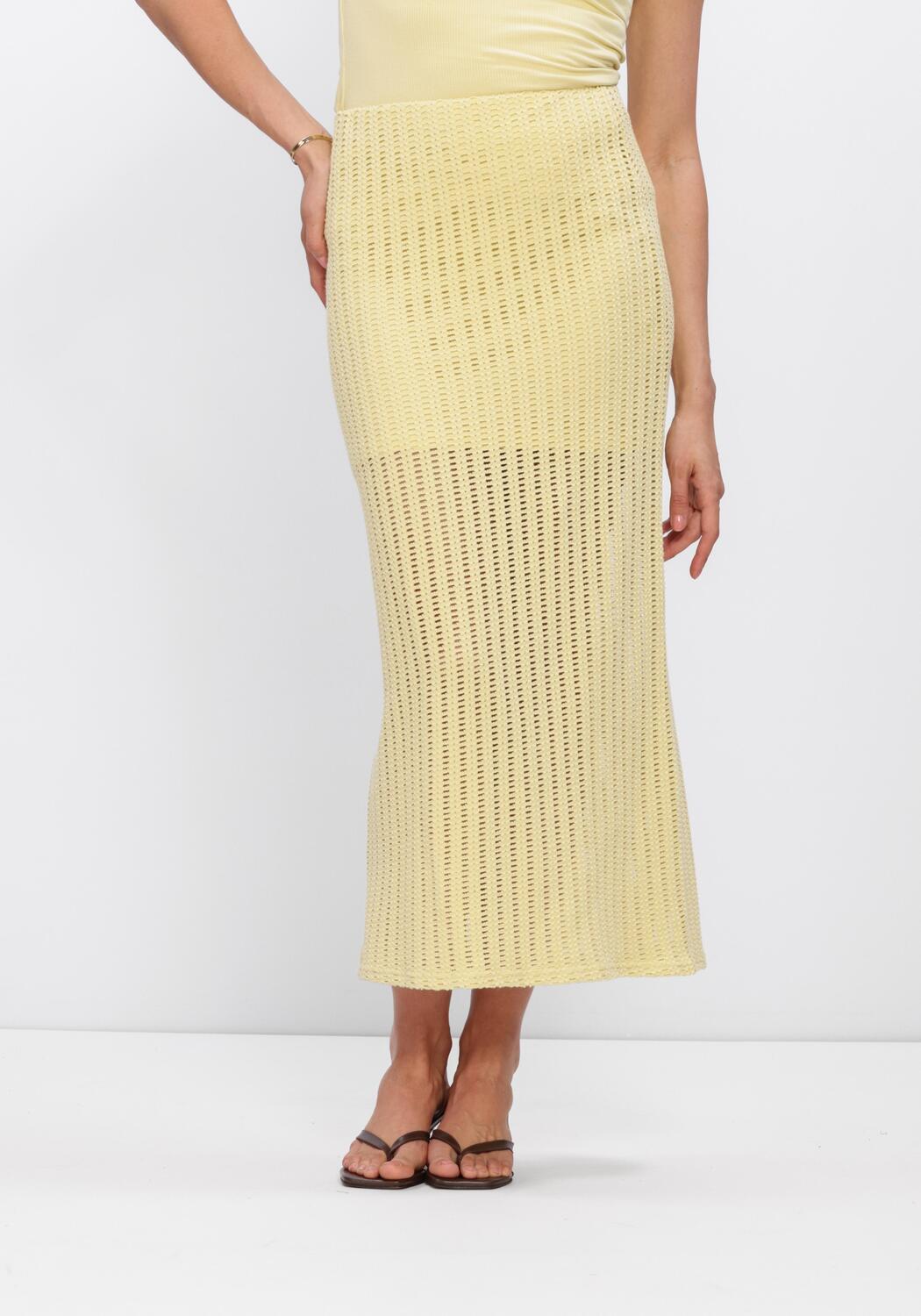 Gele EDITED Maxirok SUKI SKIRT | Omoda