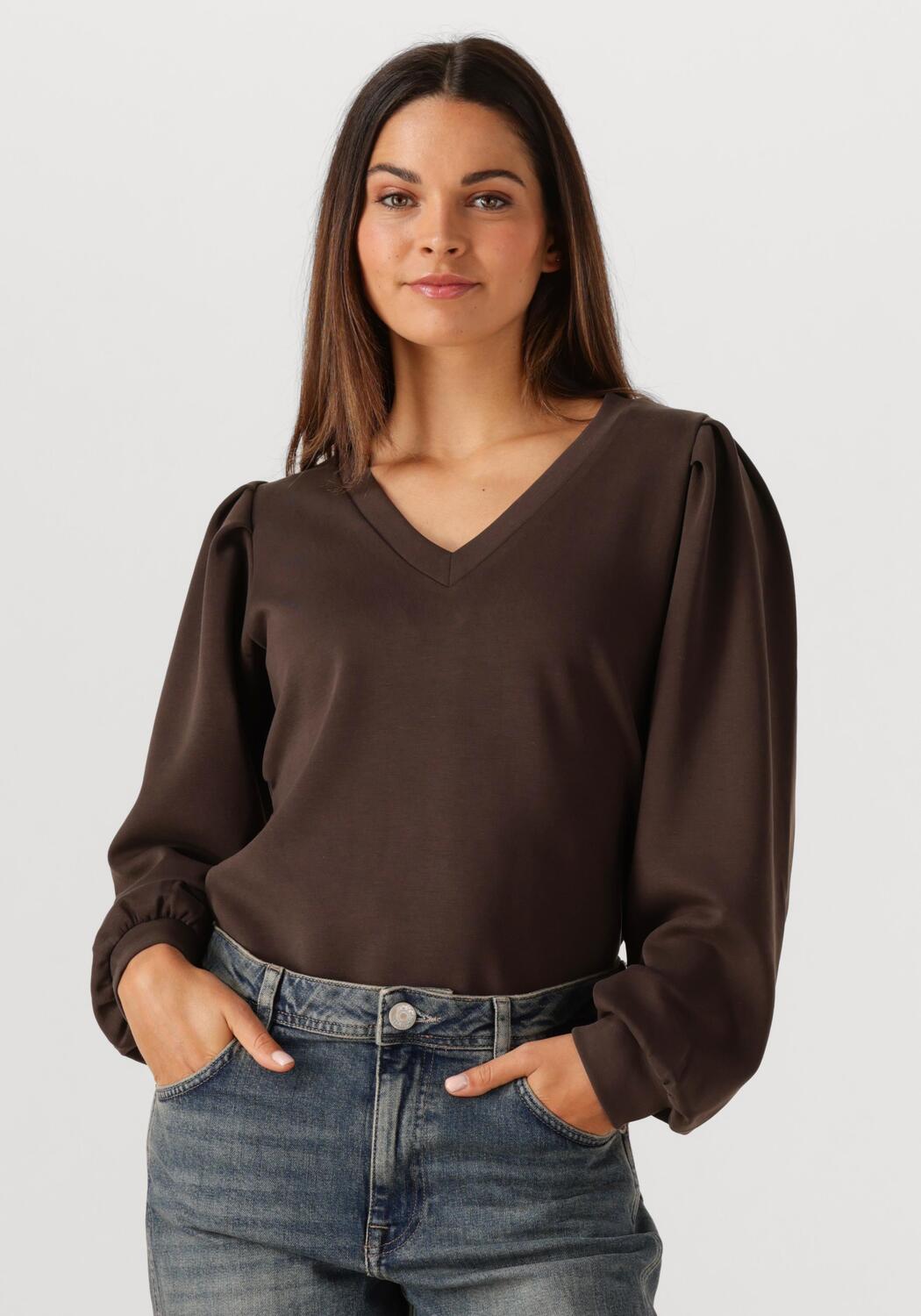 Bruine AIMEE THE LABEL Trui BABETTE | Omoda