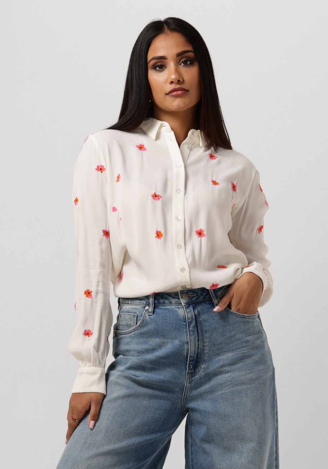 Ecru FABIENNE CHAPOT Blouses LOT EMBRO BLOUSE | Omoda