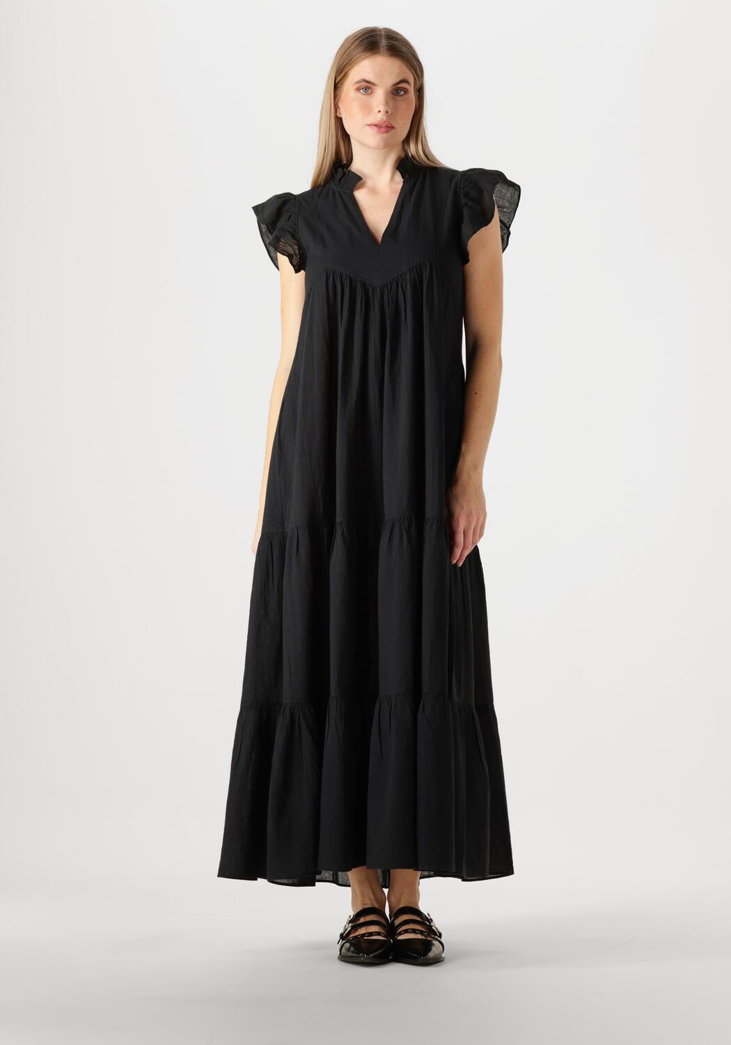 Zwarte DEVOTION Maxi jurk TERRIFIC | Omoda
