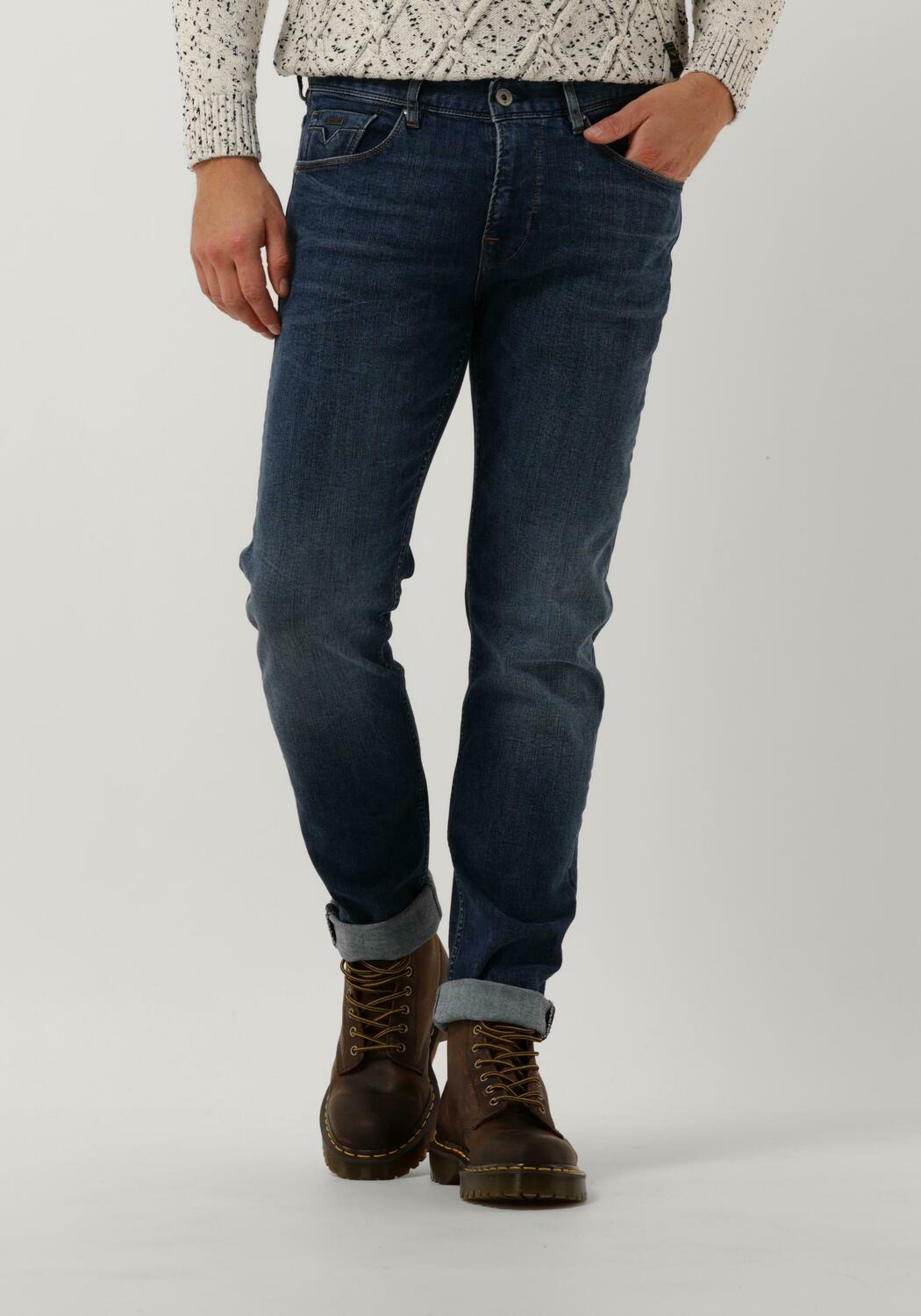 Blauwe VANGUARD Slim fit jeans V7 RIDER TRUE BLUE OCEAN | Omoda
