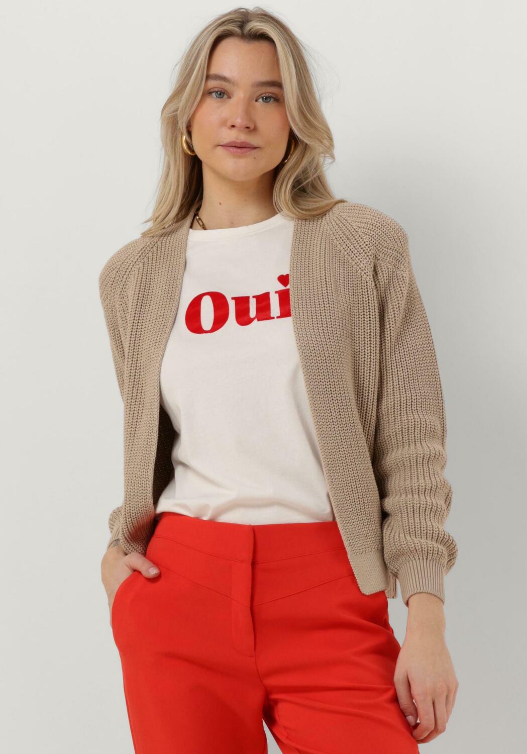 Beige BY-BAR Vest BERRY CARDIGAN | Omoda