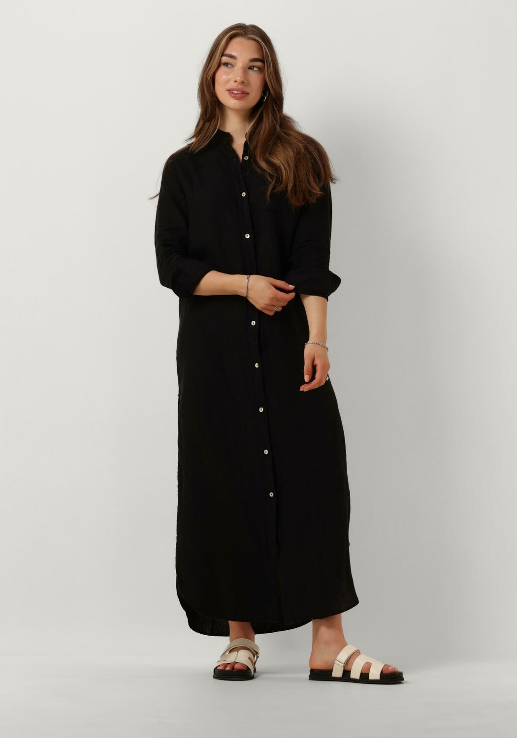 Zwarte MR MOOD Maxi jurk MRS MISSY | Omoda