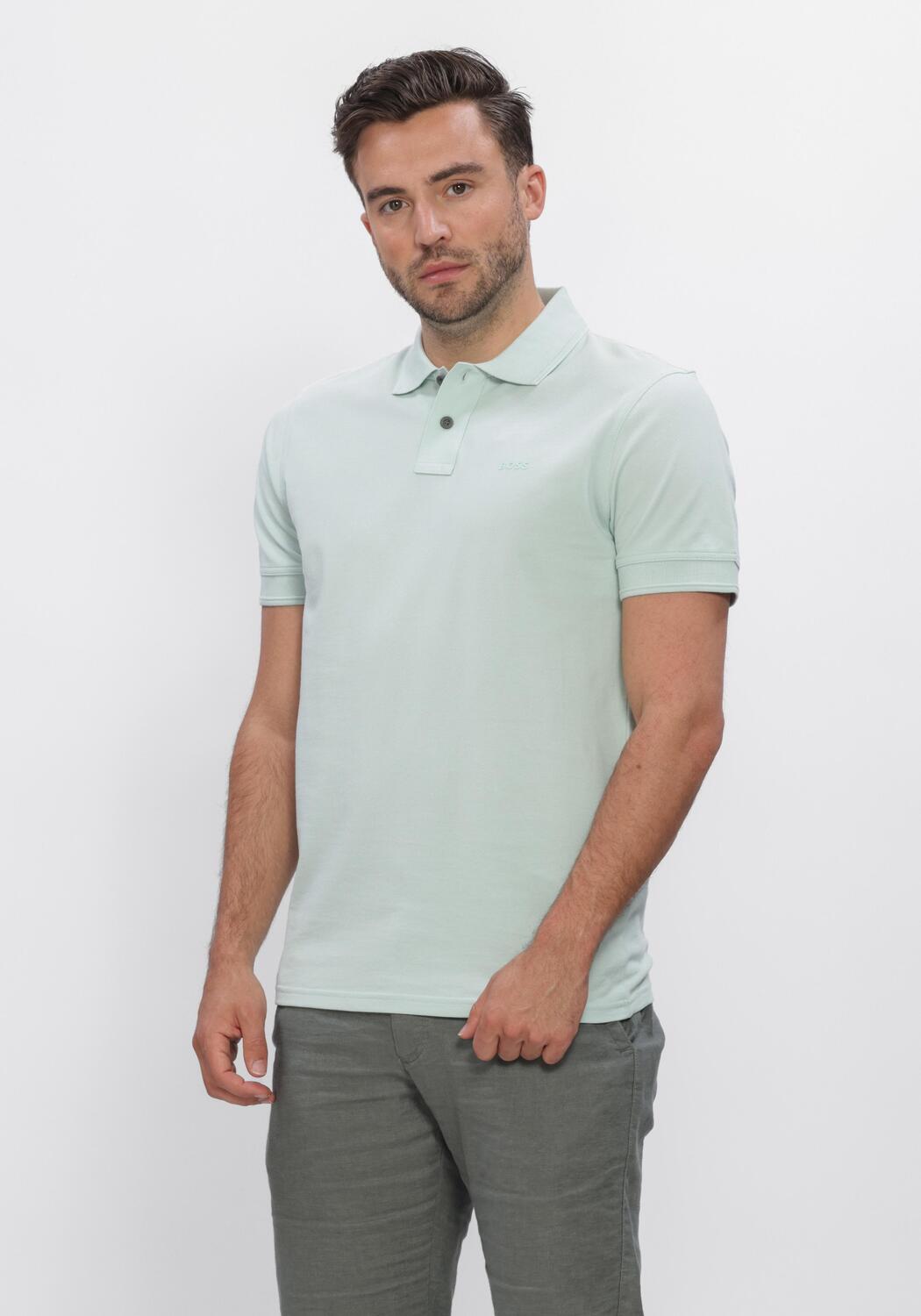 Groene BOSS ORANGE Polo PRIME | Omoda