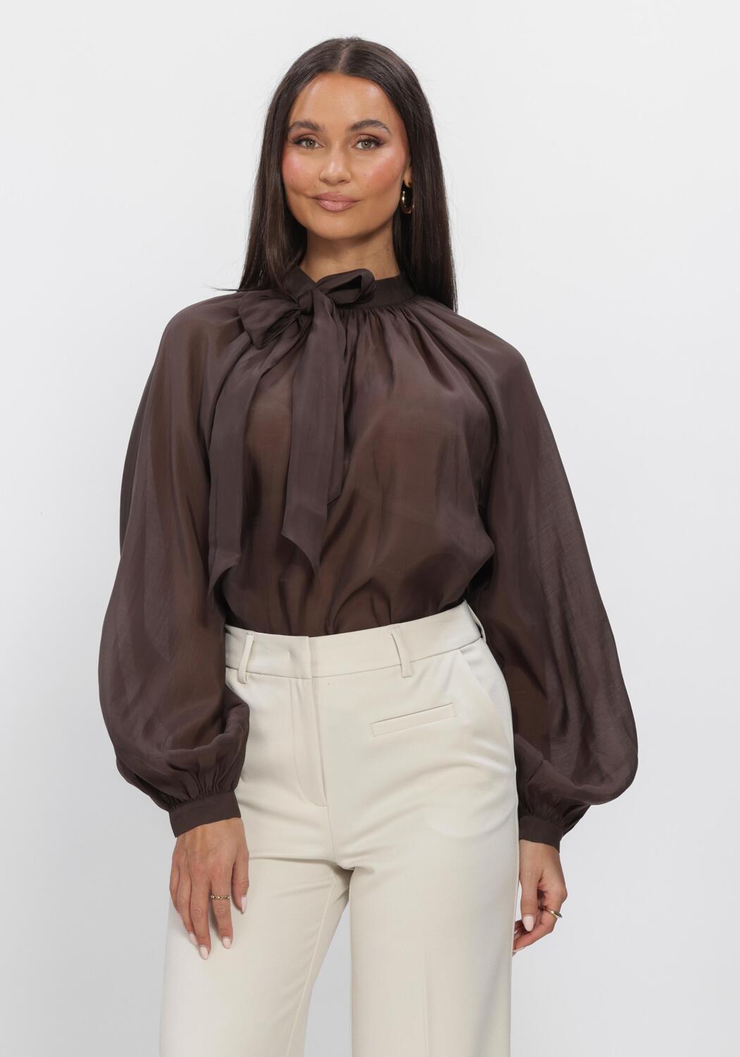 Bruine COPENHAGEN MUSE Blouses CMTILLY-BLOUSE | Omoda