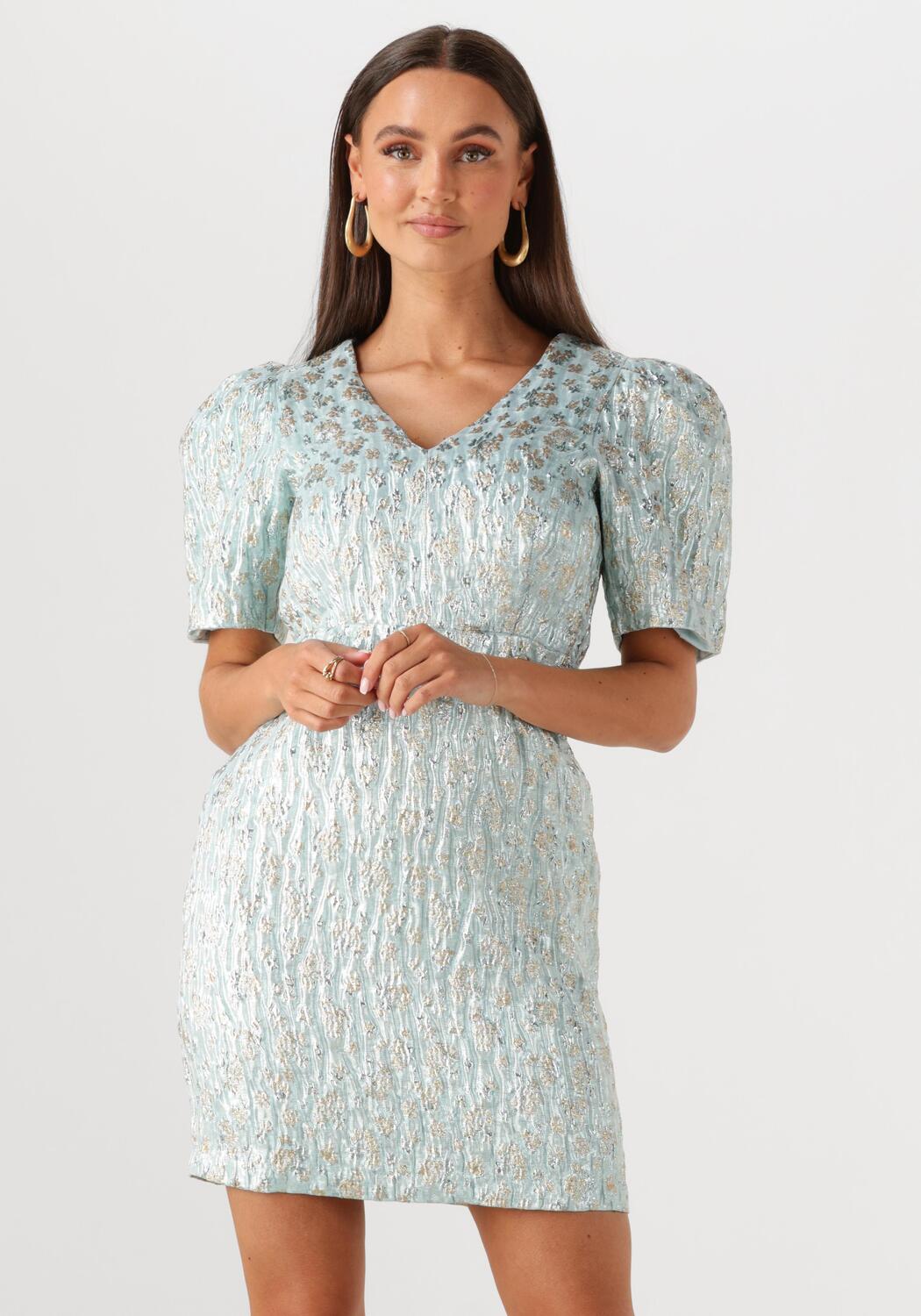 Lichtblauwe FREEBIRD Mini jurk DAANTJE | Omoda