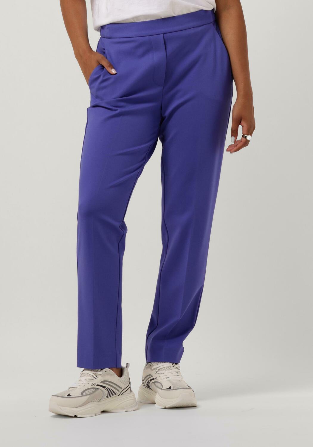 Paarse BEAUMONT Flared broek CHARLIE | Omoda
