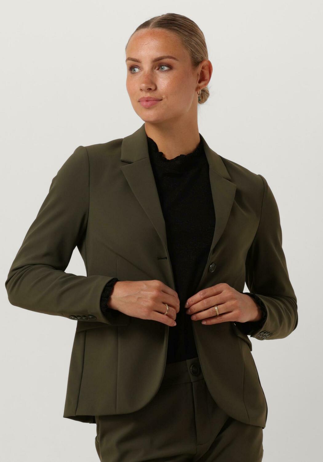 Donkergroene MOS MOSH Blazer MMVIGA IZZY BLAZER | Omoda