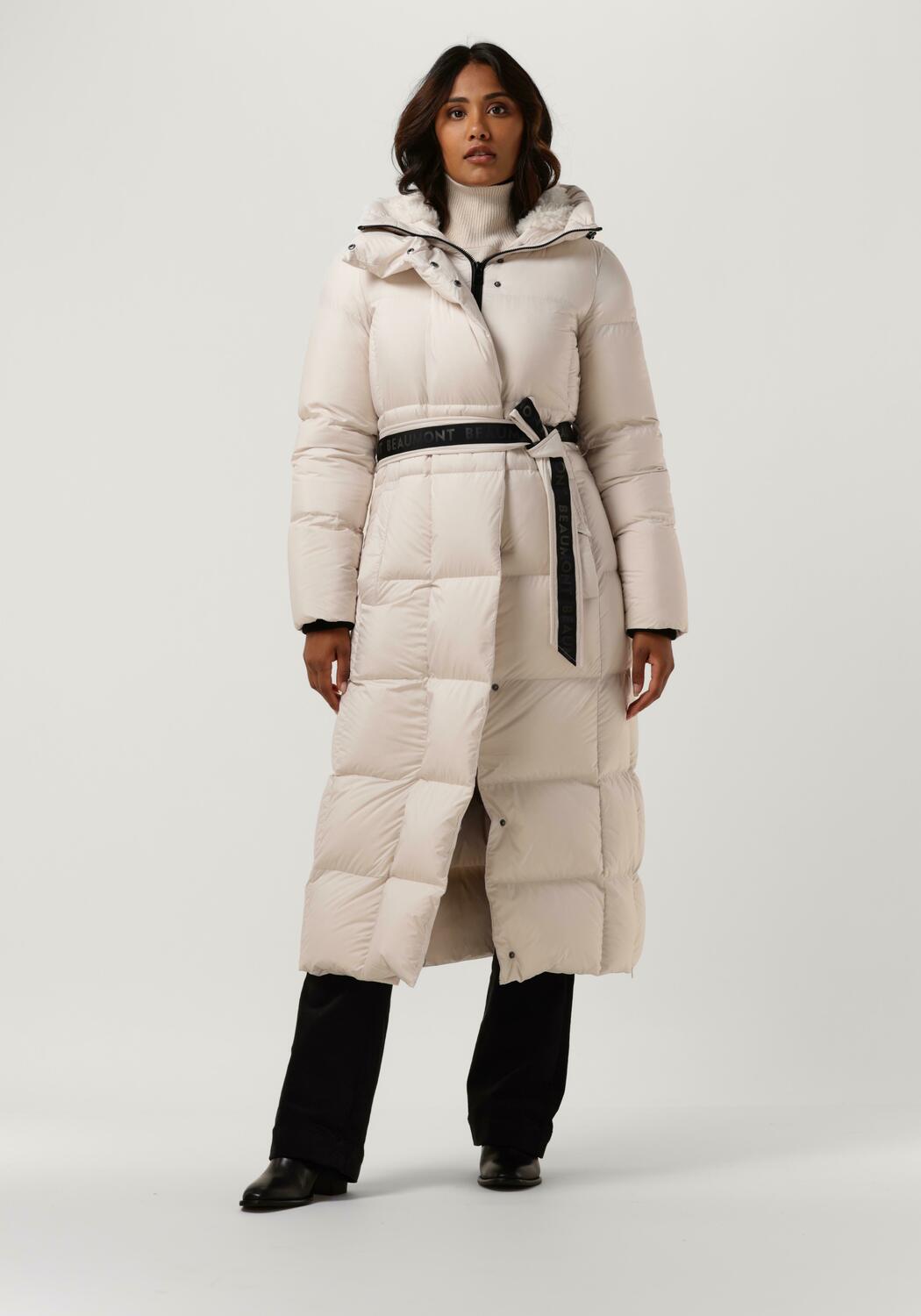 Witte BEAUMONT Gewatteerde jas PUFFER PARKA COAT | Omoda