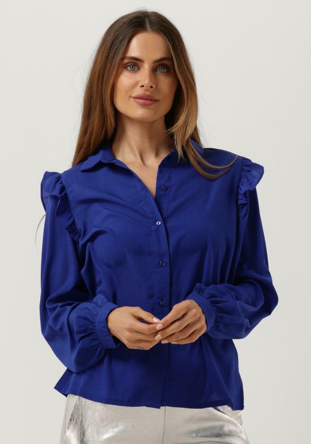 Blauwe LOLLYS LAUNDRY Blouse ALEXIS SHIRT | Omoda