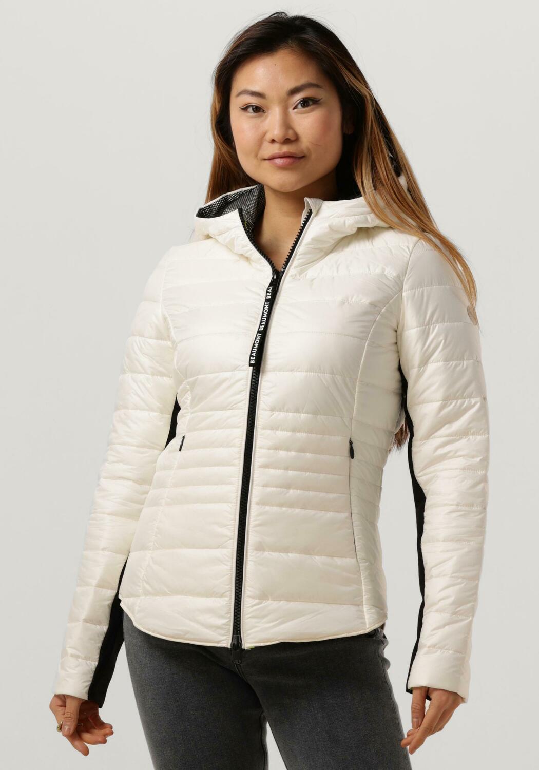 Witte BEAUMONT Gewatteerde jas SPORTY PADDED JACKET | Omoda