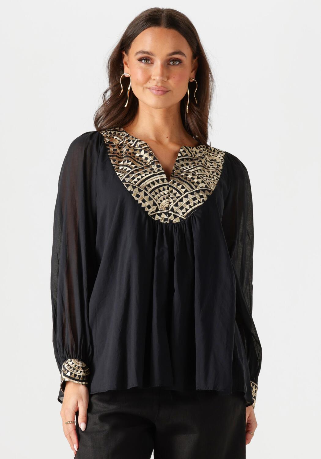 Zwarte GREEK ARCHAIC KORI Blouses 340552 | Omoda