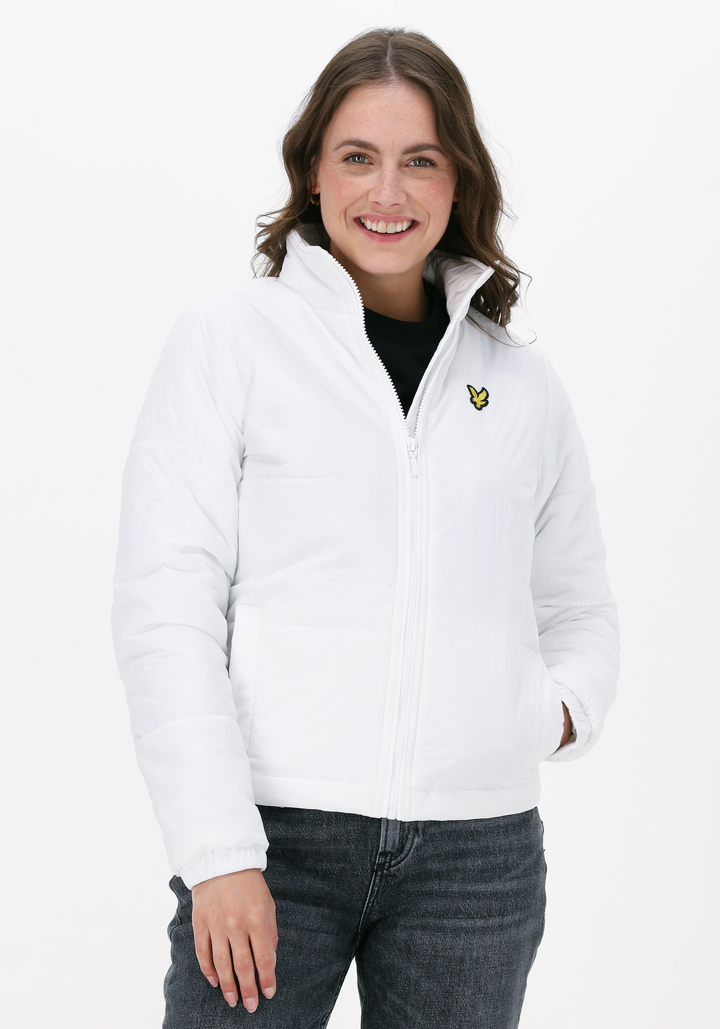 Witte LYLE & SCOTT Gewatteerde jas LIGHTWEIGHT PUFFER JACKET | Omoda